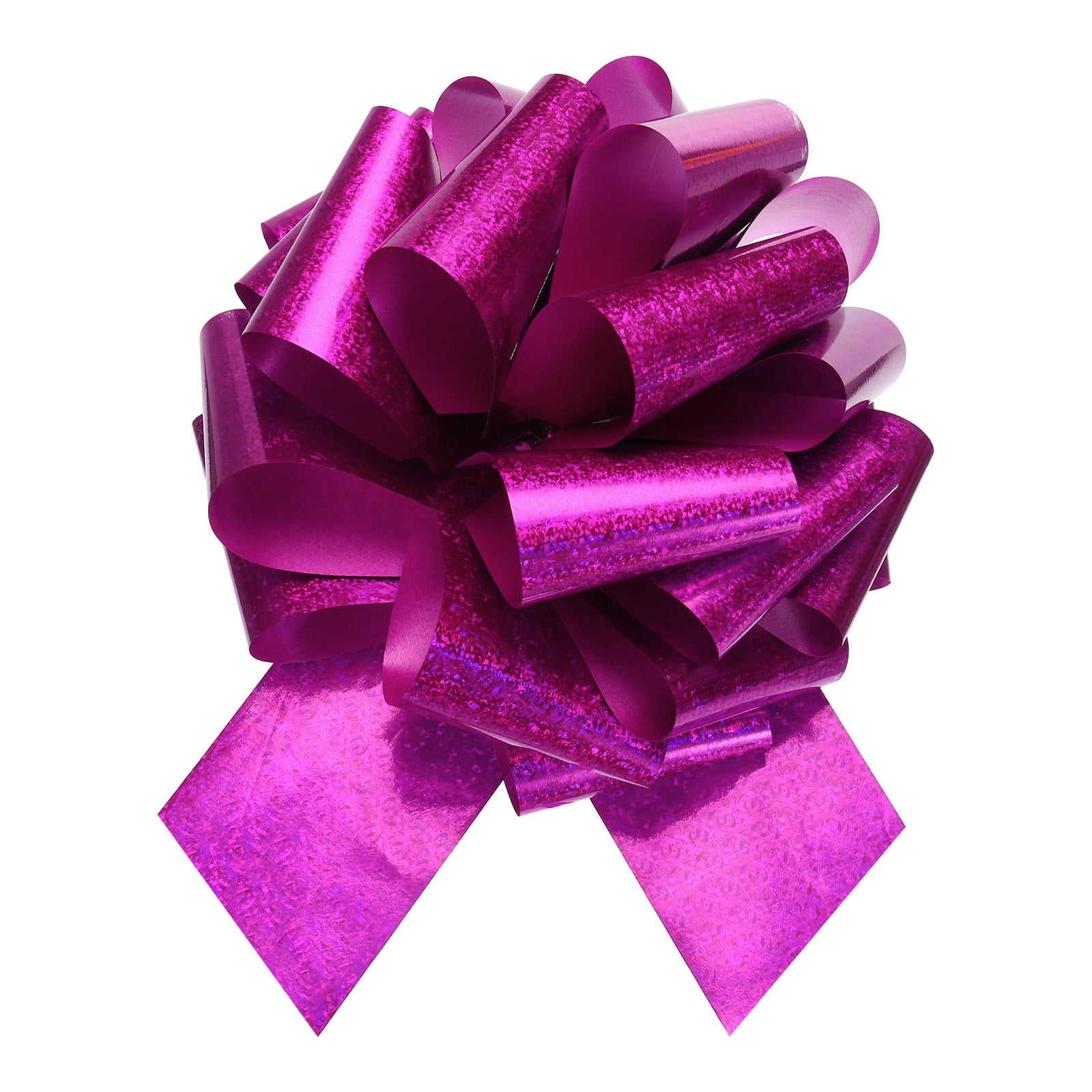 Uxcell 12 inch Giant Large Pull Bow Big Glitter Metallic Car Bows ...