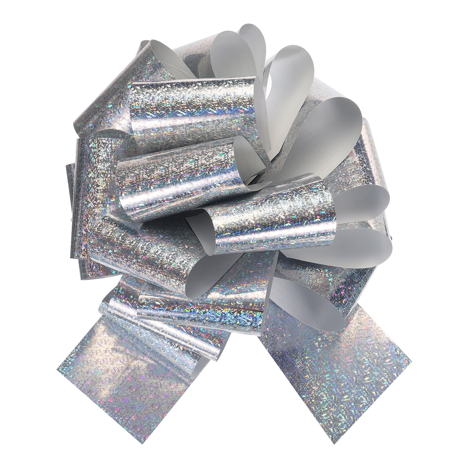 Uxcell 12 inch Giant Large Pull Bow Big Glitter Metallic Car Bows ...
