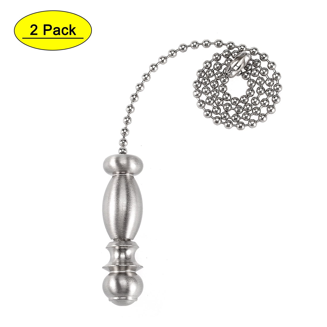 Uxcell 12 inch Long Pull Chain Fan Lighting Ceiling Pendant Brushed ...