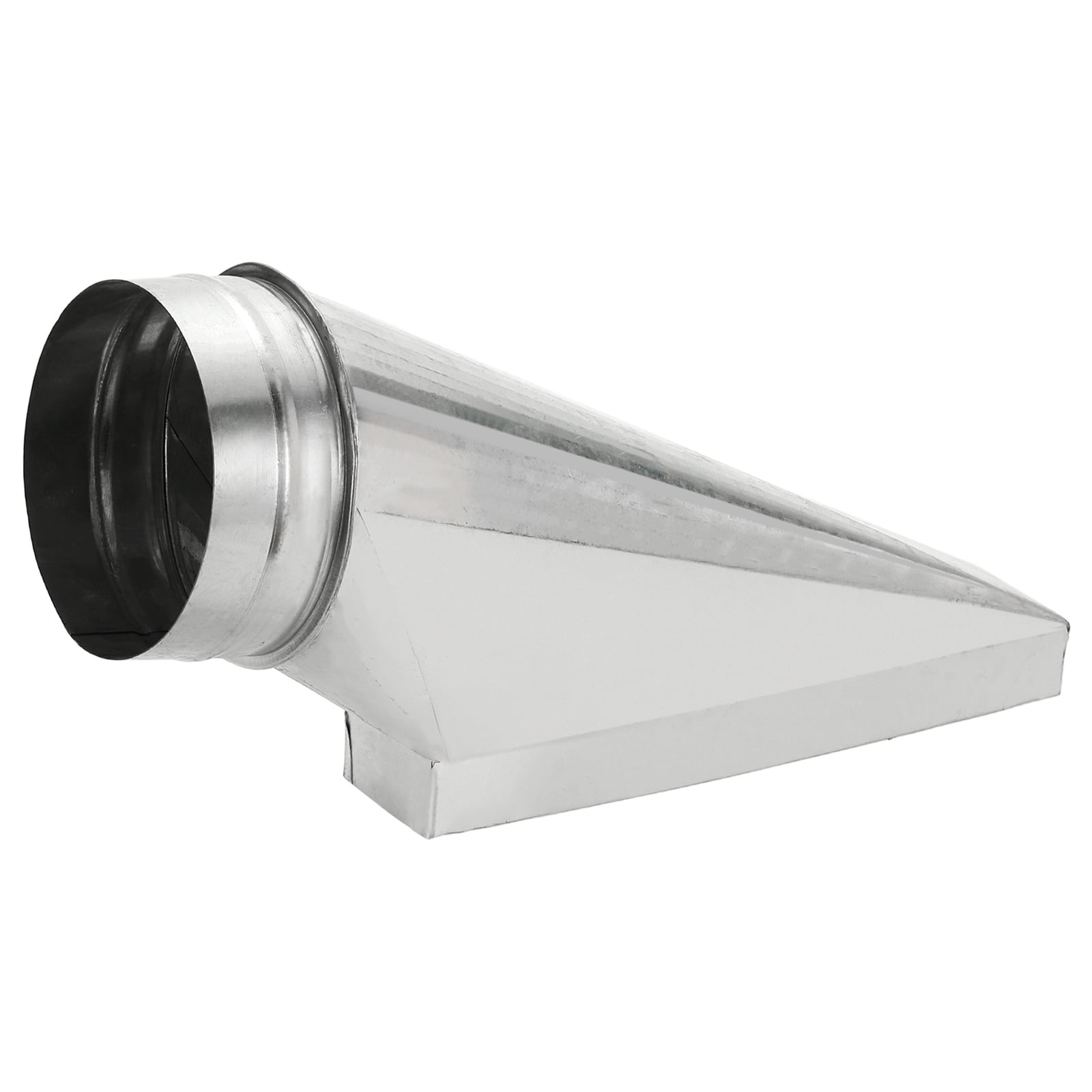 Uxcell 12" x 2" x 5" 90 Degree Register Boot, Galvanized Steel Transition Rectangular to 5 ...