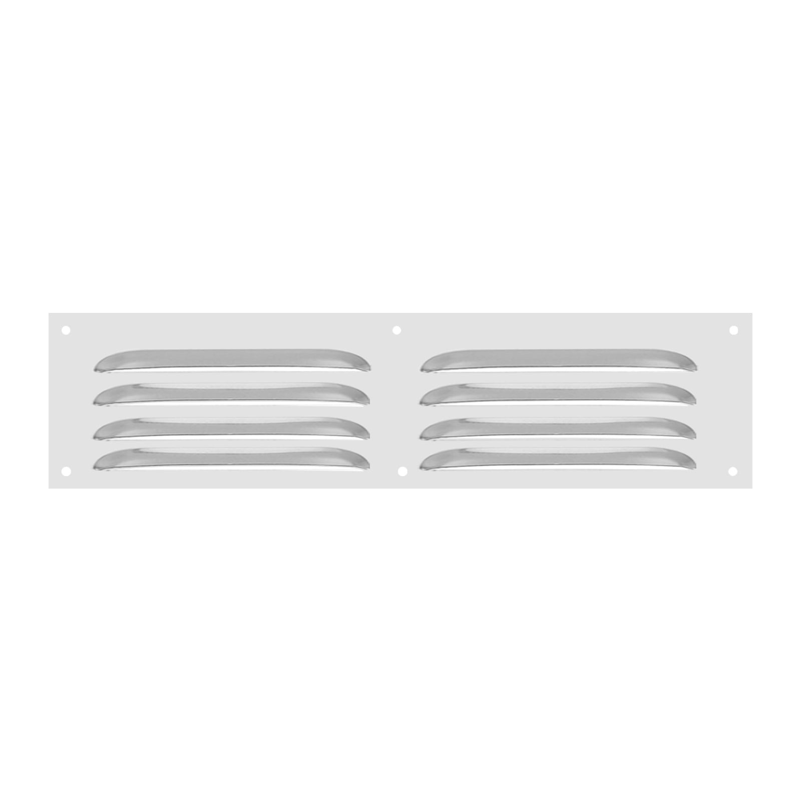 Uxcell 12 x 4 Inch Aluminum Vent Cover, Screen Air Grille Ventilation ...