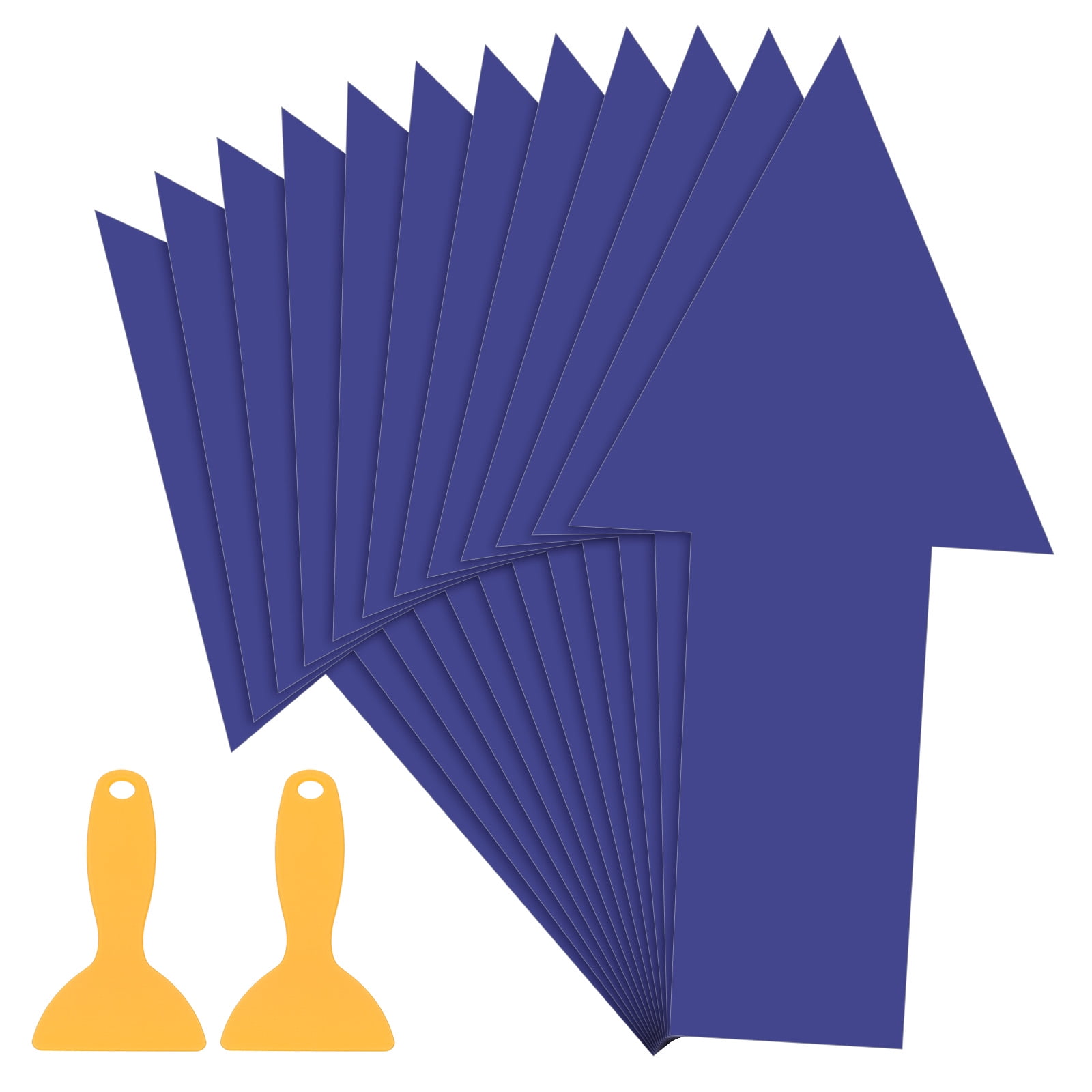 Uxcell 12" x 6" Arrow Sticker, 12Pcs Floor Stickers Directional Arrow ...