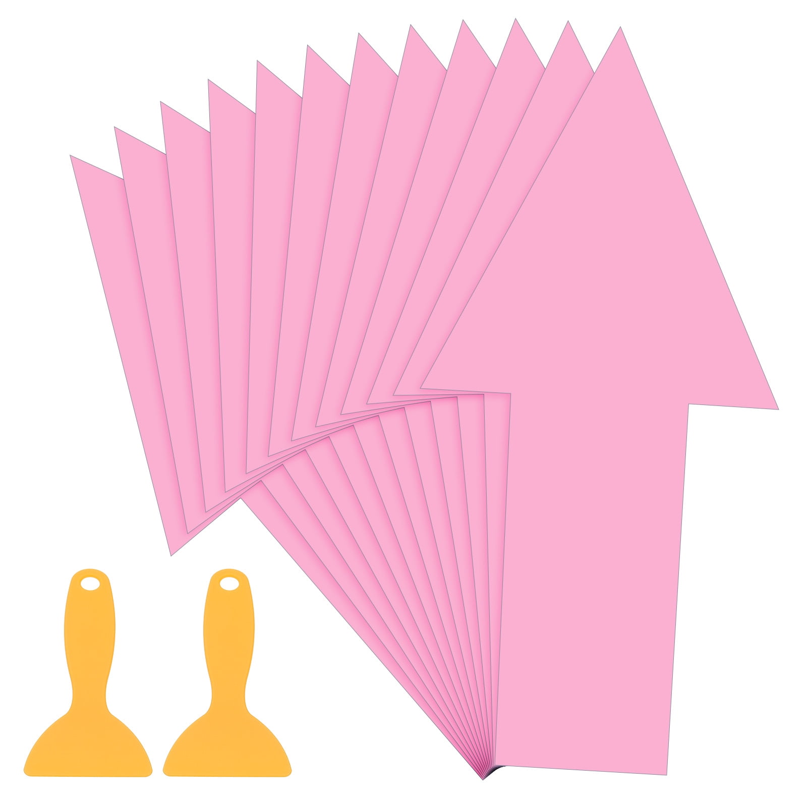 Uxcell 12" x 6" Arrow Sticker, 12Pcs Floor Stickers Directional Arrow ...