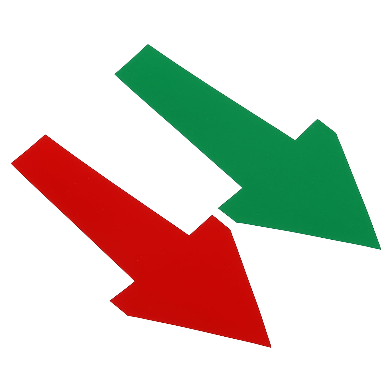 Uxcell 12" x 6" Arrow Sticker, PVC Removable Self Adhesive Arrow Sign ...