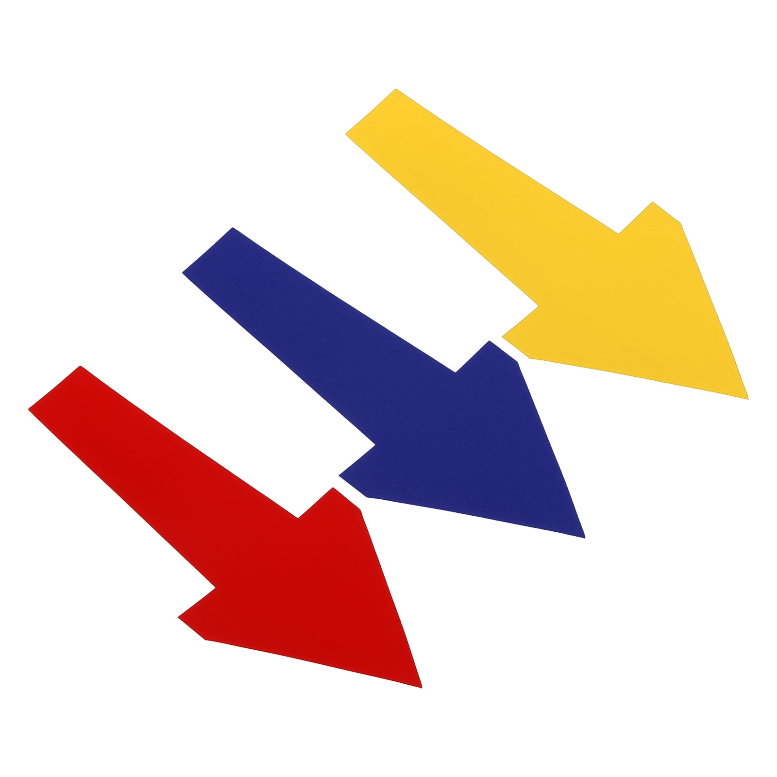 Uxcell 12" x 6" Arrow Sticker, PVC Removable Self Adhesive Arrow Sign ...