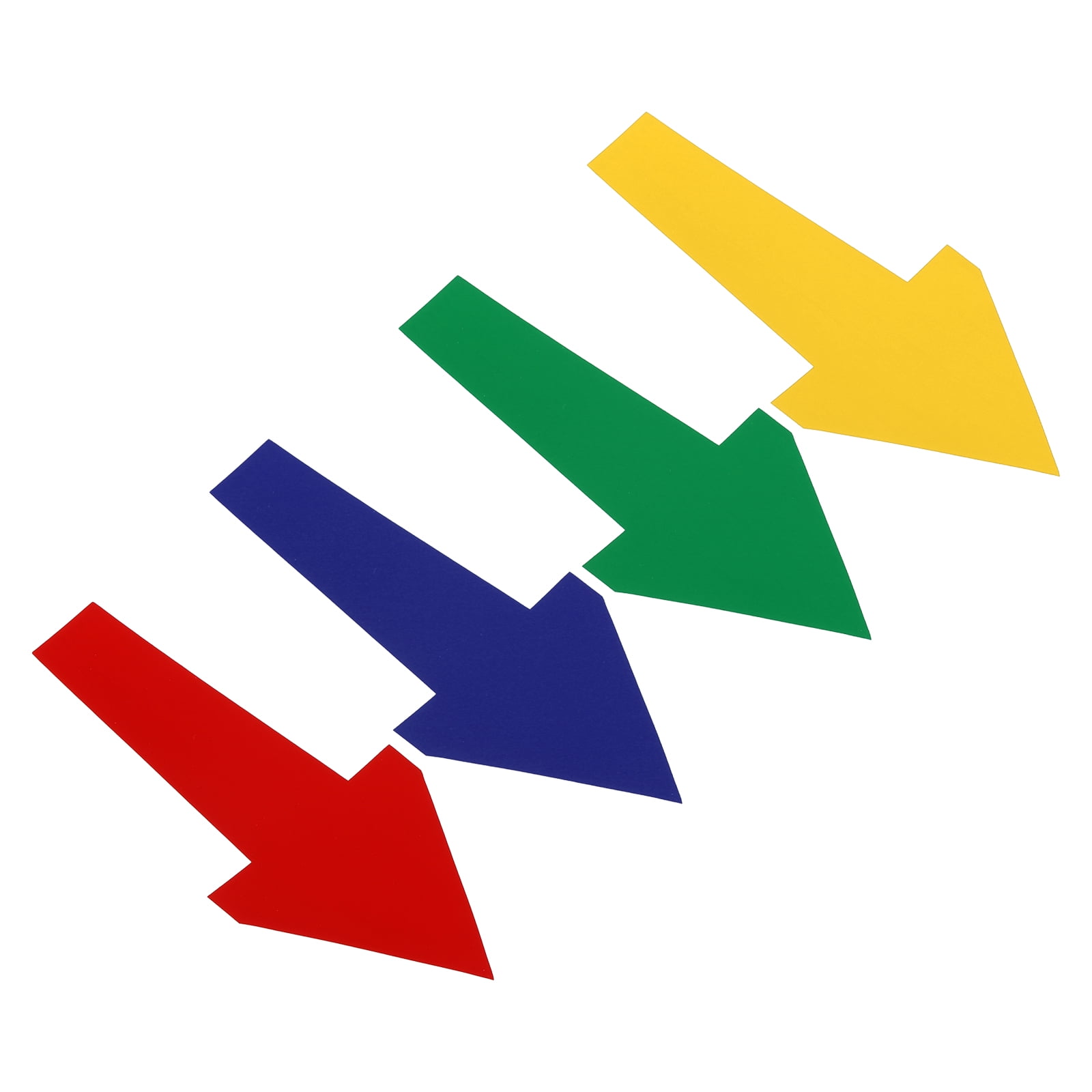 Uxcell 12" x 6" Arrow Sticker, Removable Self Adhesive Arrow Sign, 4 ...