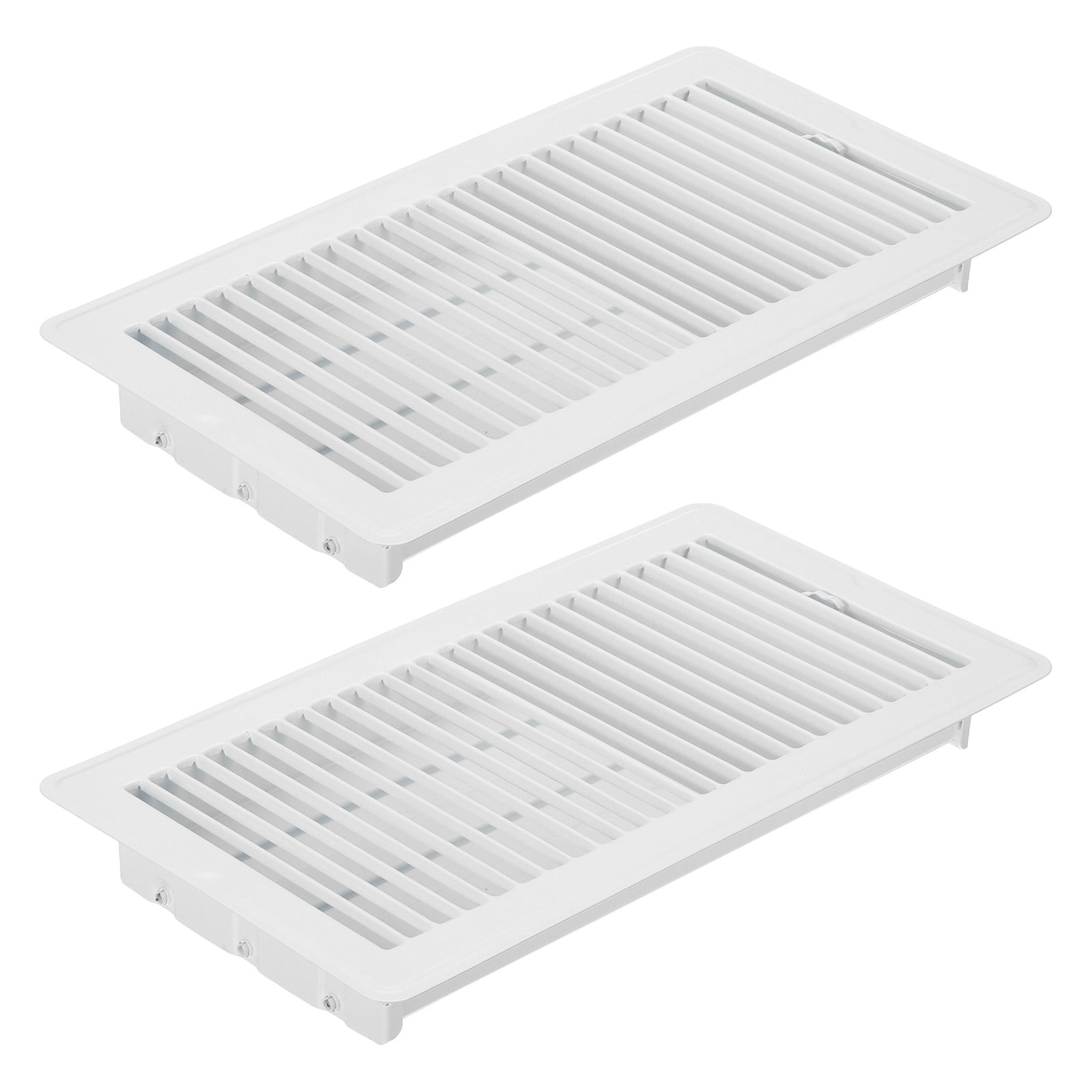 Uxcell 12 x 6 Inch Floor Register, 2pcs Heavy Duty Air Vent Cover ...