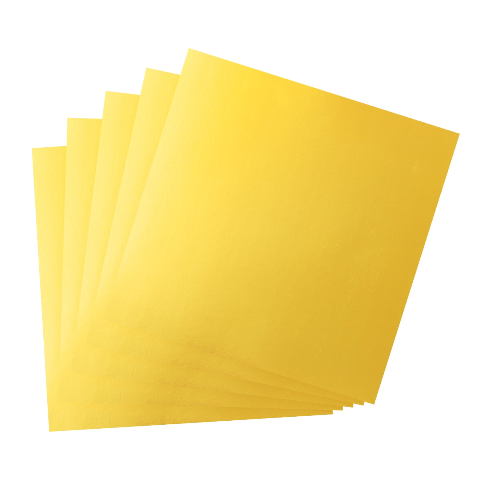 Uxcell 12"x12" Metallic Mirror Board Sheets, 10 Pack Gold Cardstock ...
