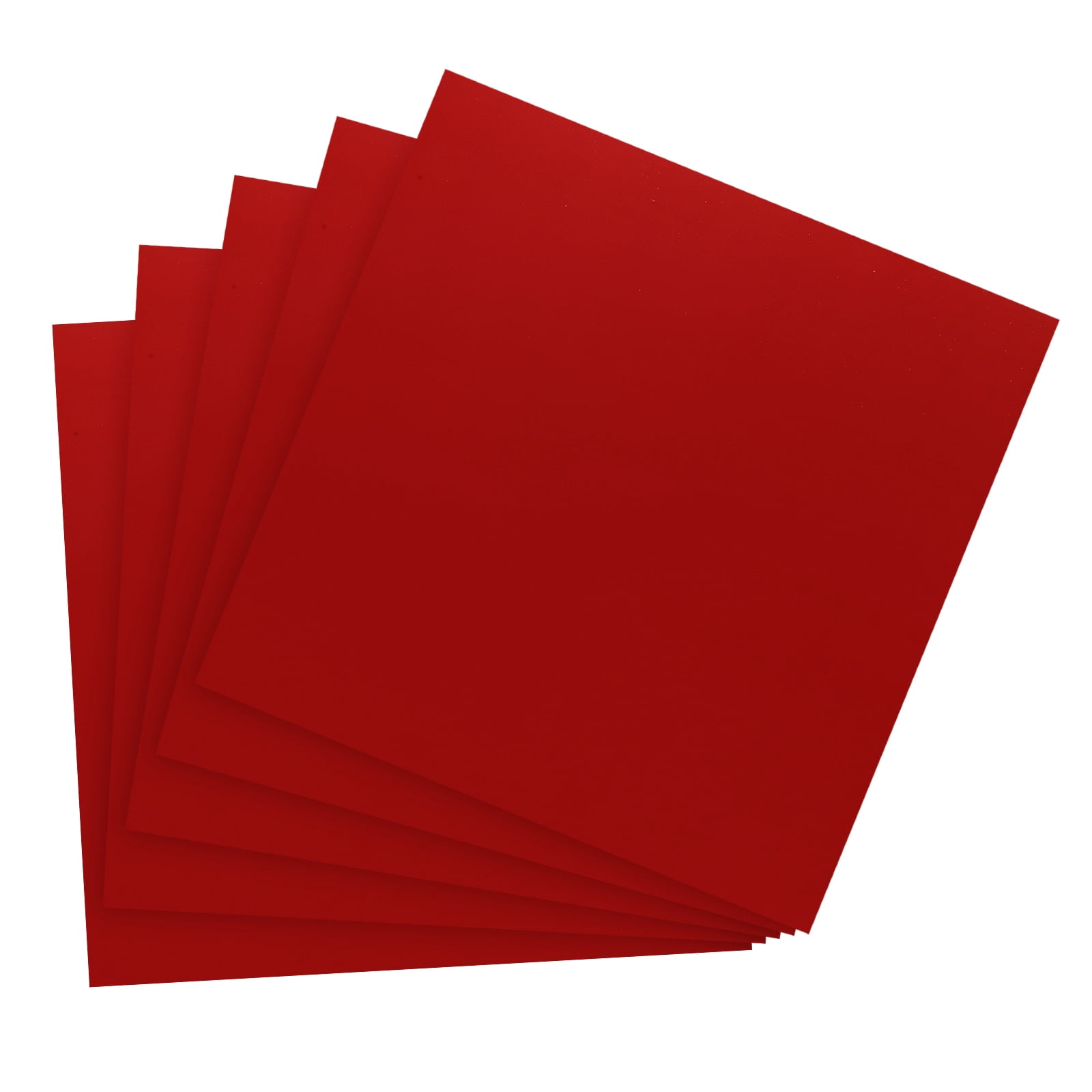 Uxcell 12"x12" Metallic Mirror Board Sheets, 30 Pack Red Cardstock Foil ...