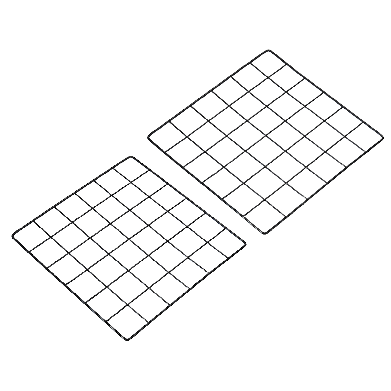 Uxcell 12"x12" Wire Grid Panel, 2 Pack Wall Grid Panels Board Photo ...