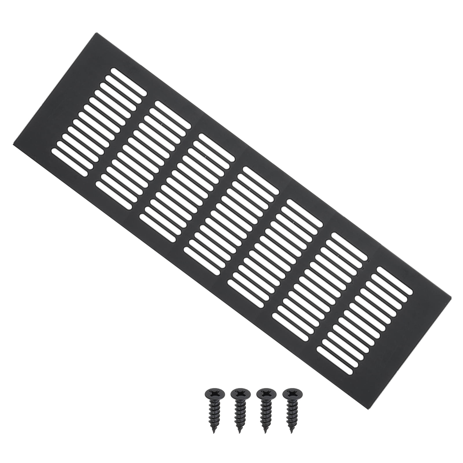 Uxcell 12"x4" Rectangle Air Vent Cover Door Grille Ventilation Cover ...