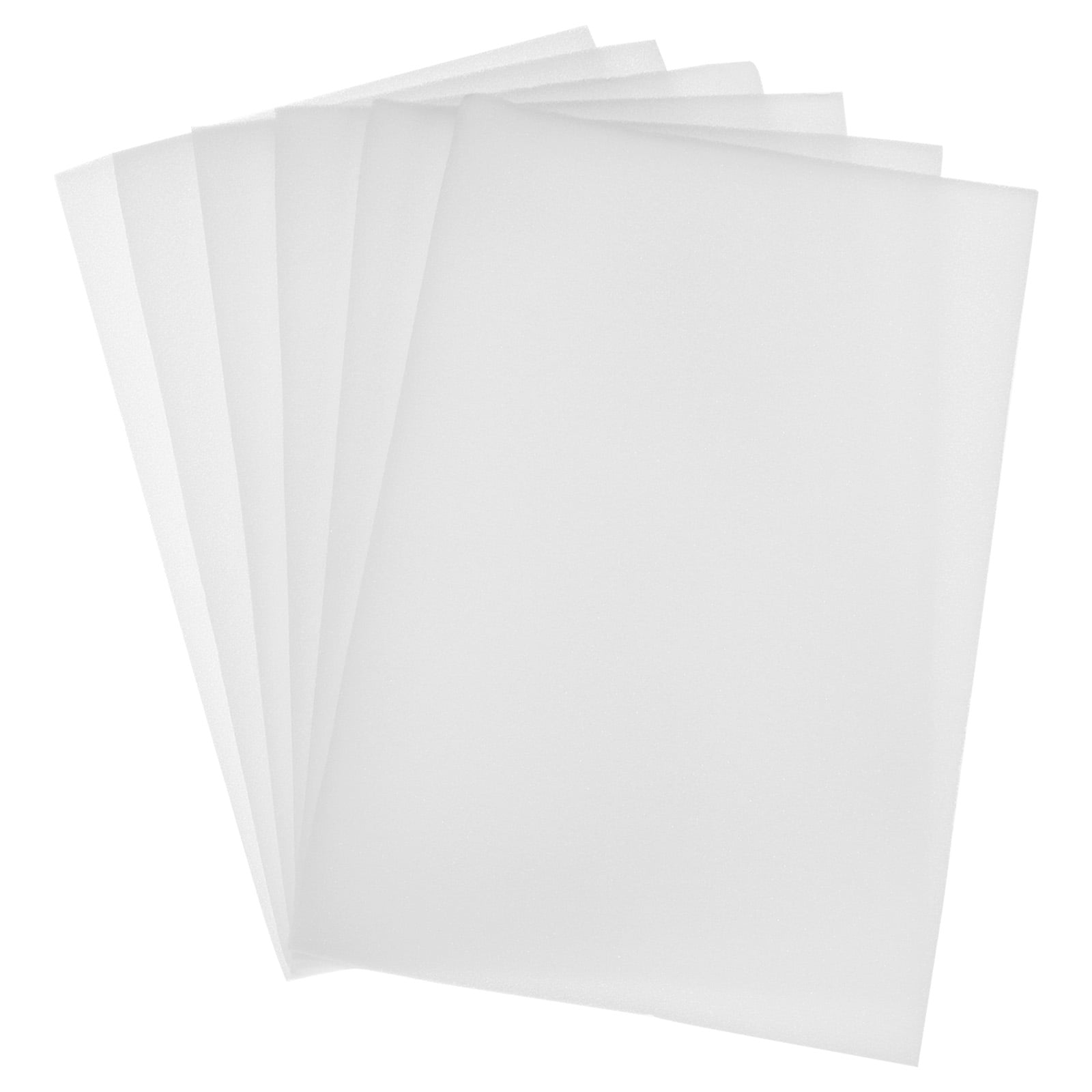 Uxcell 12"x8"x0.2" Foam Handicraft Sheets Soft Crafting Sponge White 1 ...