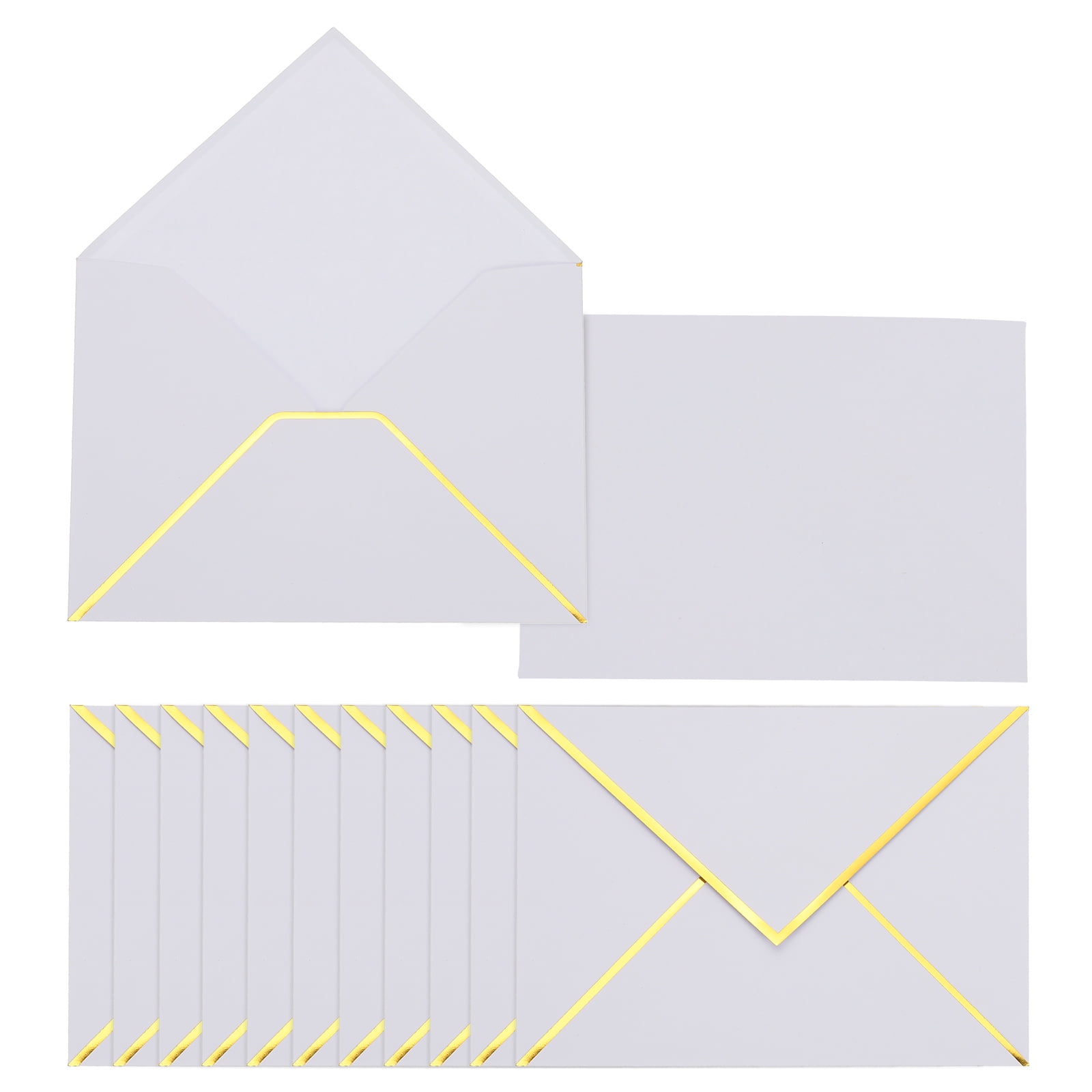 Uxcell 120 Pack A7 Envelopes, 5x7 Card V Flap Envelope Valentine ...