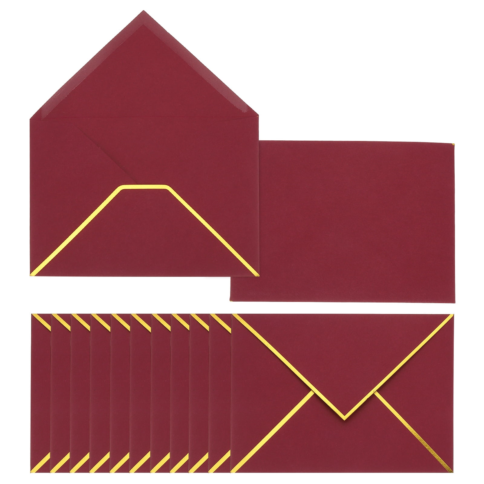 Uxcell 120 Pack A7 Envelopes, 5x7 Card V Flap Envelope Valentine ...