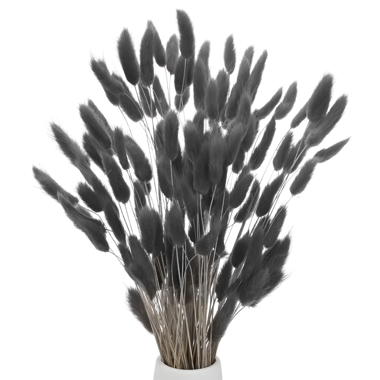 Uxcell 120-Pack Bunny Tails Grass 17 Inch Fluffy Rabbit Tail Grass ...