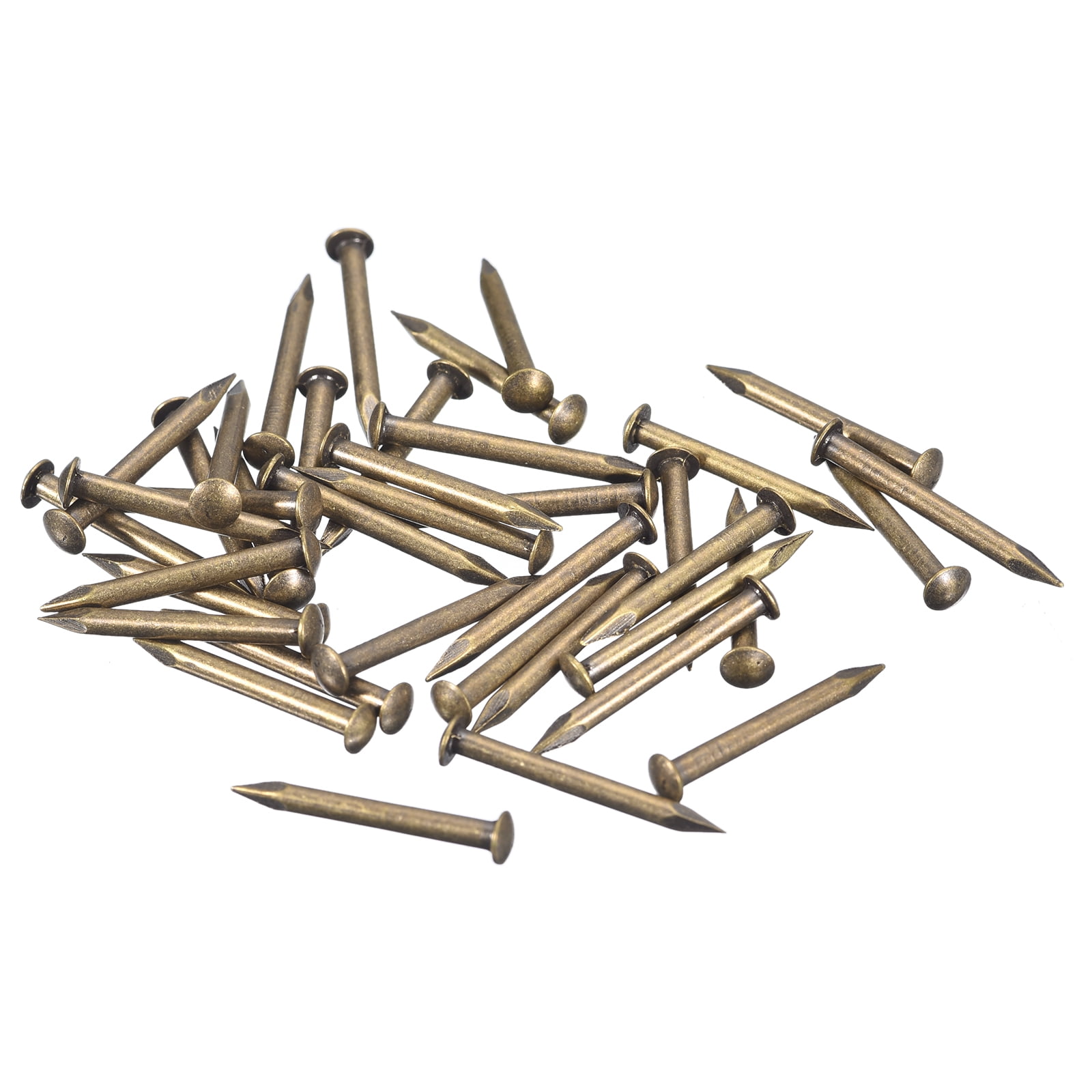 Uxcell 120pcs Small Tiny Nail Tiny Brass Nail Hardware Nail Small Nails ...