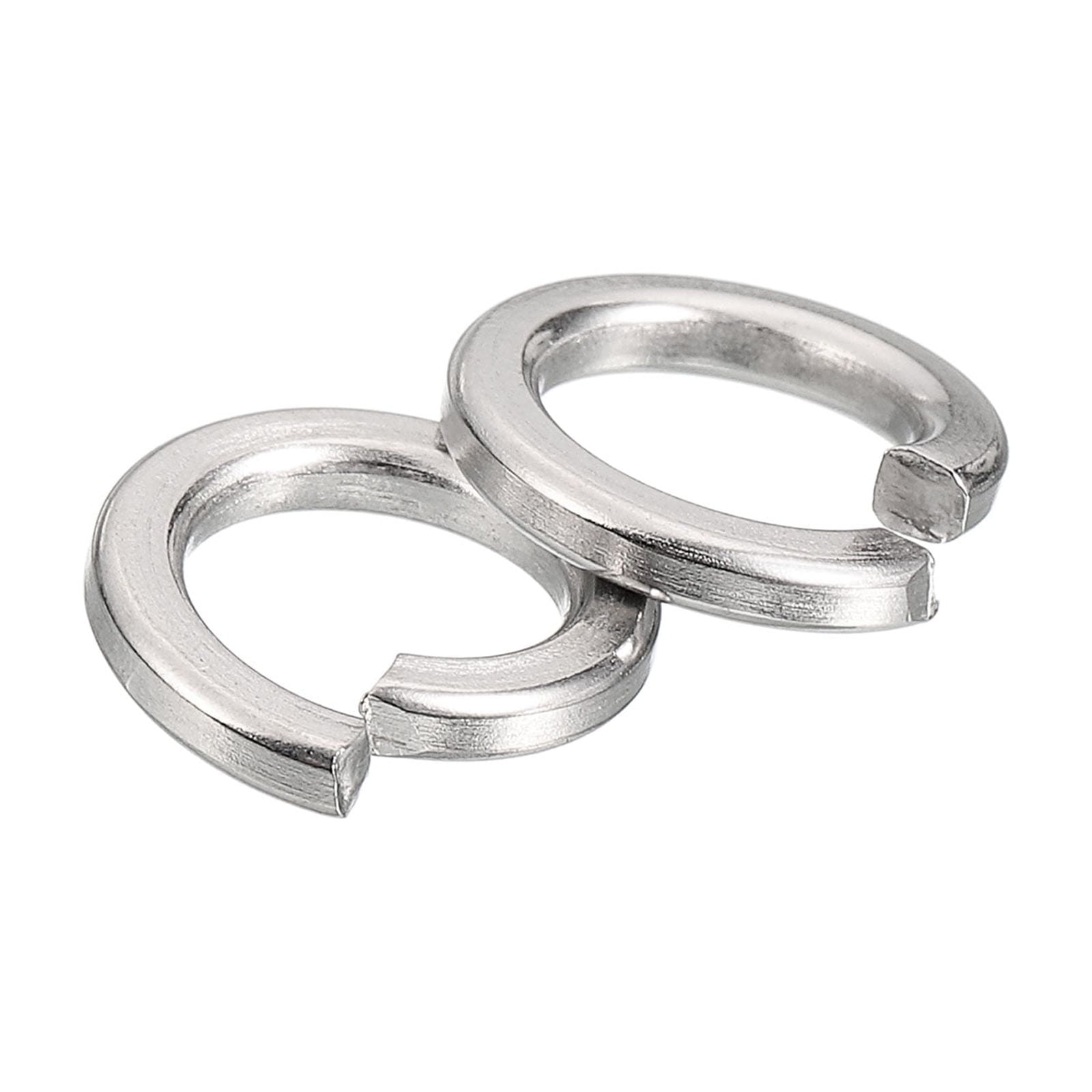 Uxcell 120 Pack Spring Lock Washer, 316 Stainless Steel M8 Split Lock ...