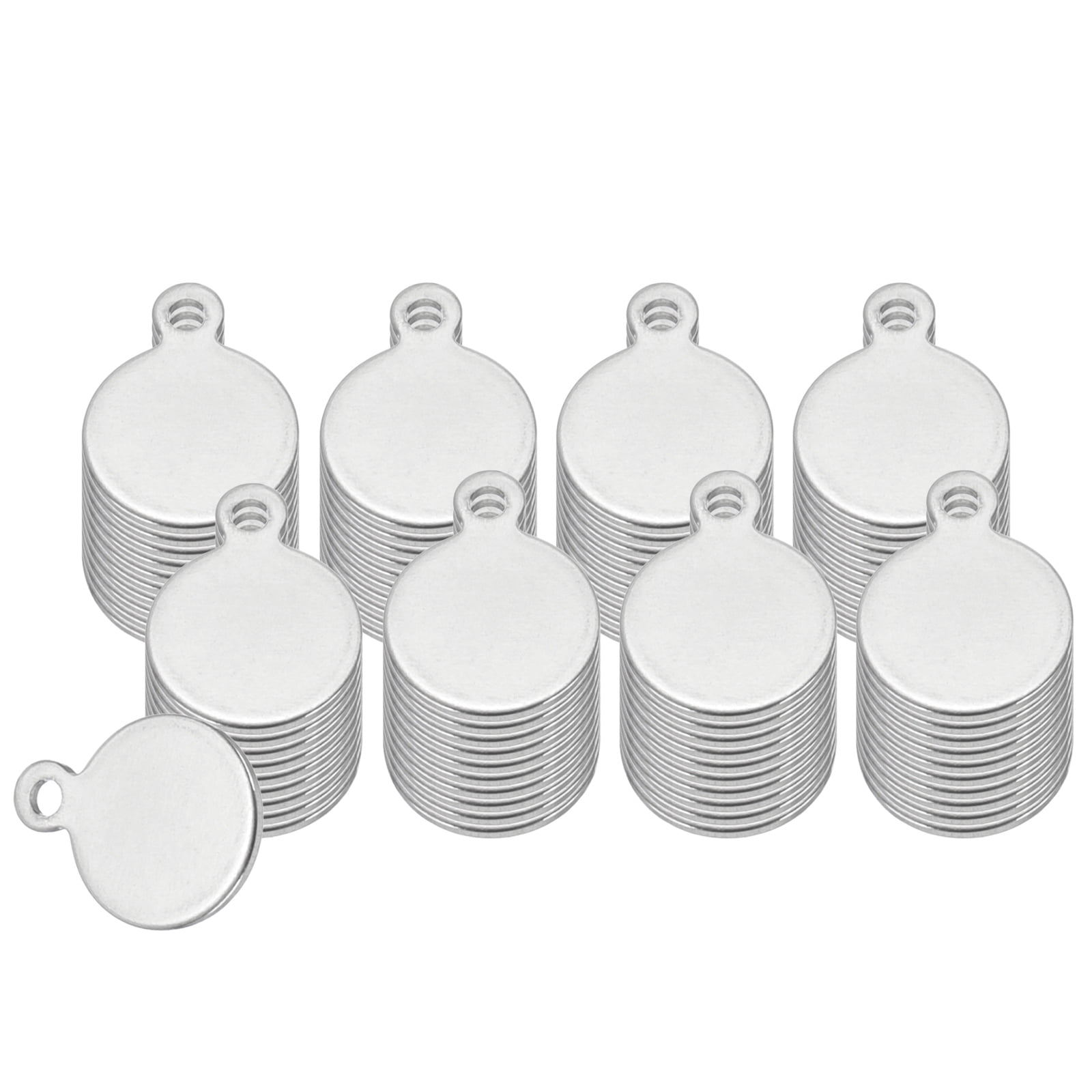 Uxcell 120 Pcs 5/16 Inch Round Metal Stamping Blanks, Stainless Steel ...