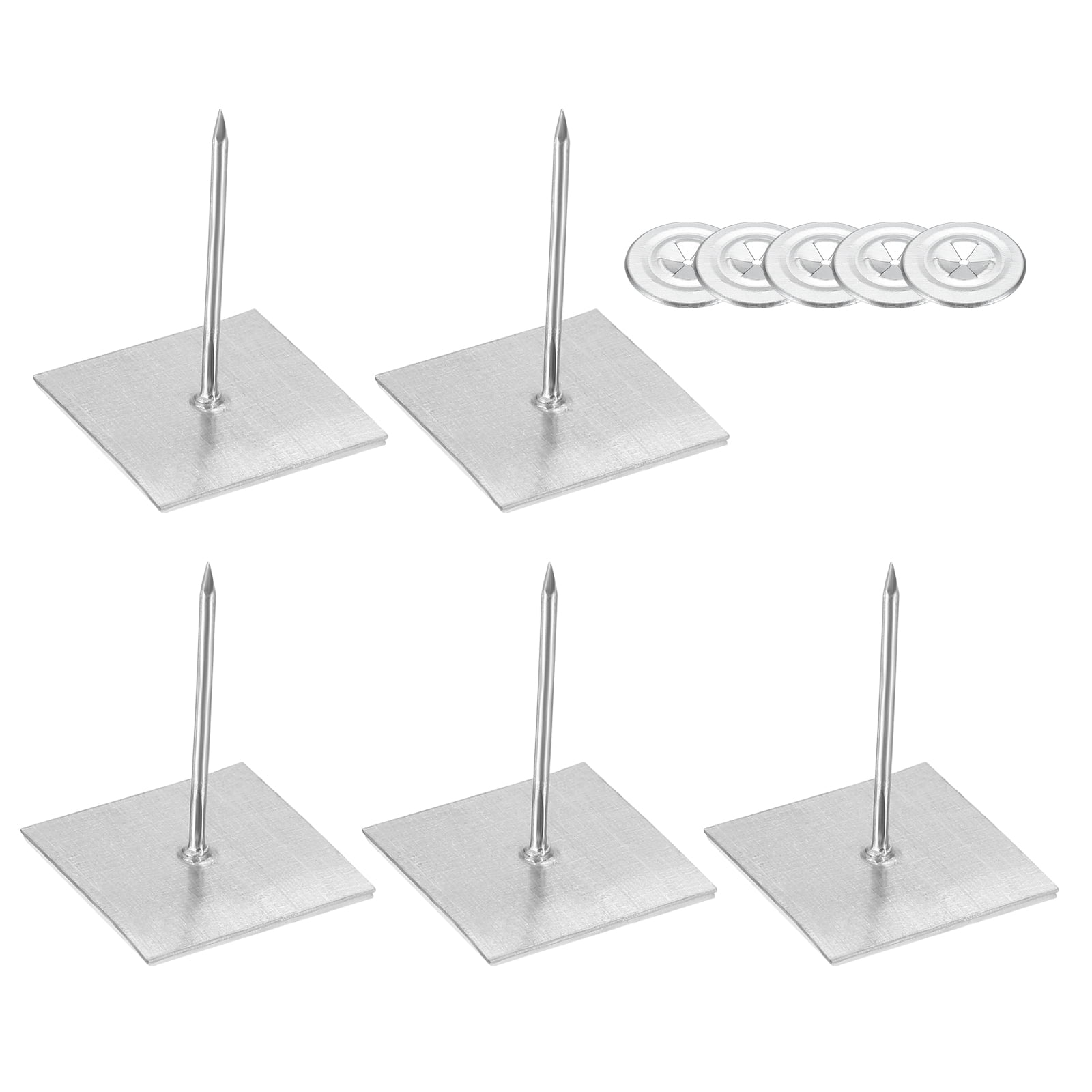 Uxcell 120 Set Self Stick Insulation Pins 1-3/16", Perforated Pins with ...