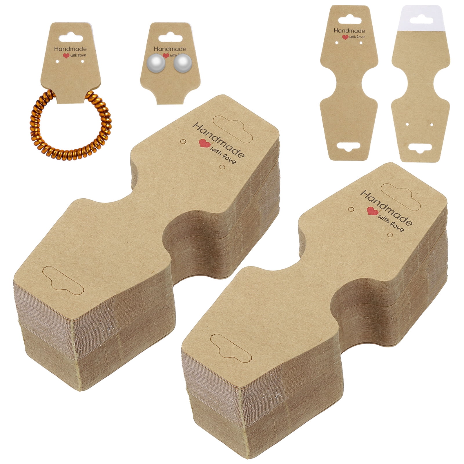 Uxcell 120 x 45 mm Cardstock Necklace Display Card Self Adhesive ...
