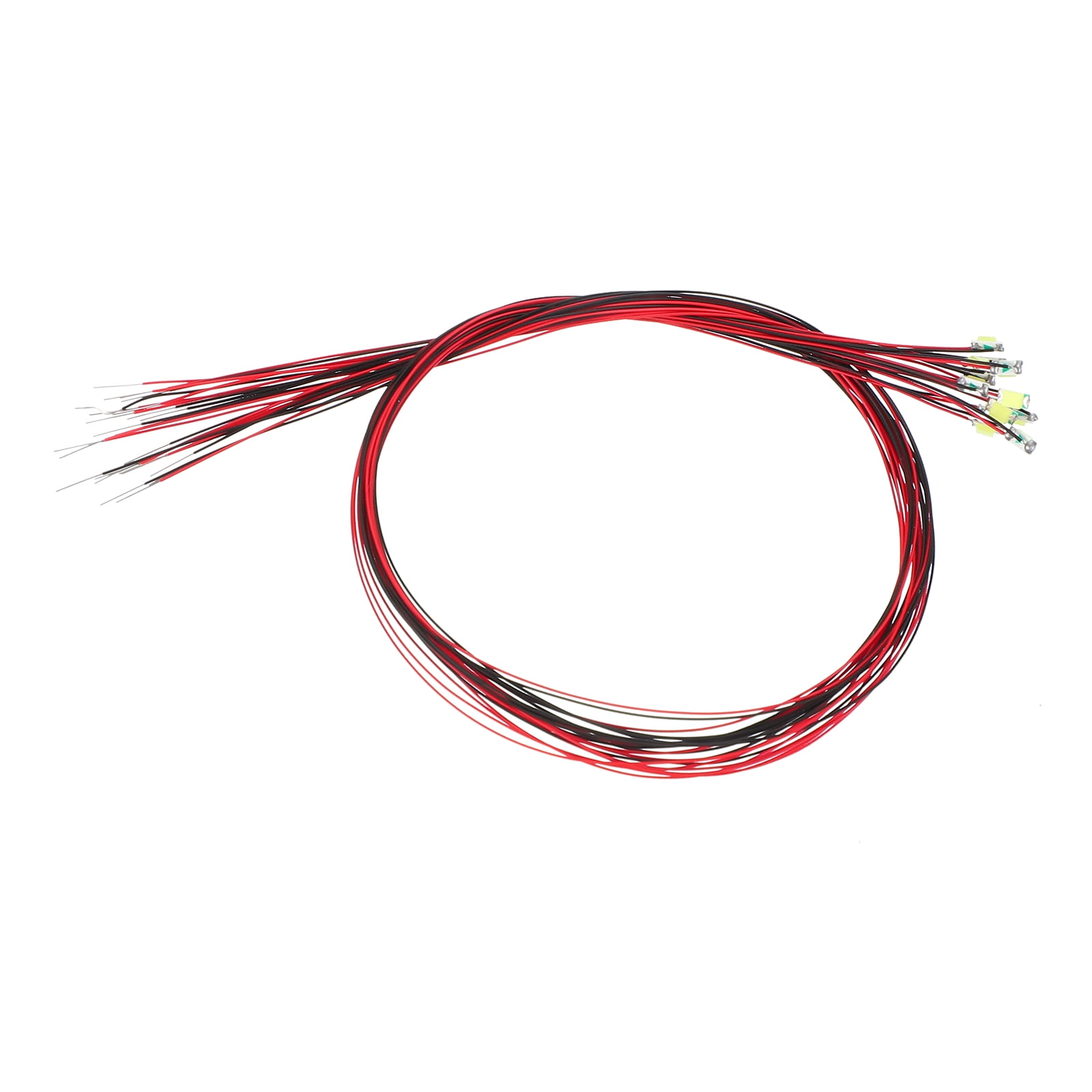 Uxcell 1206 Pre-Wired Micro LED, 12 Pcs 2.8-3.3V Emitting Diodes ...