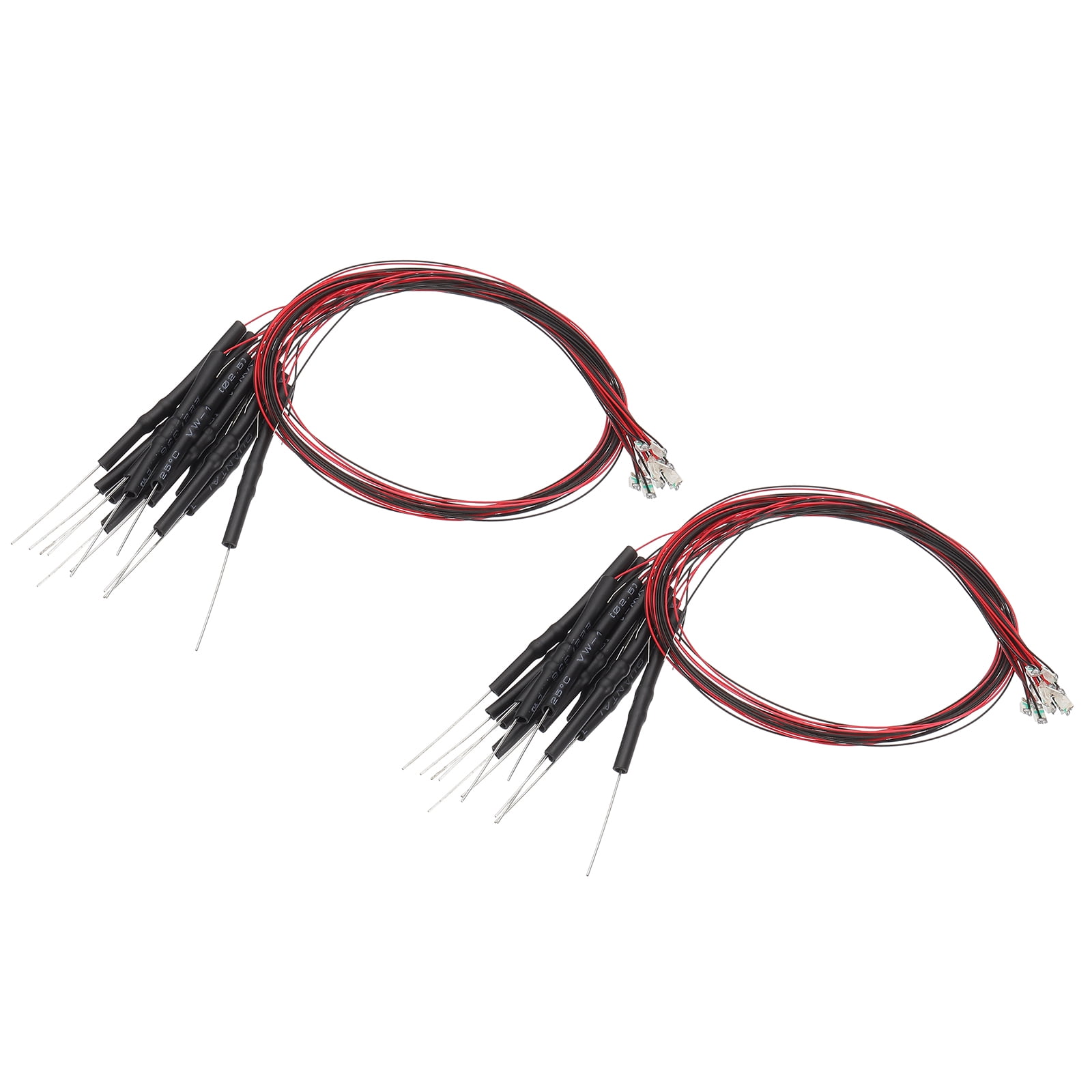 Uxcell 1206 Pre-Wired Micro LED 24 Pcs 3-6V Emitting Diodes Yellow ...