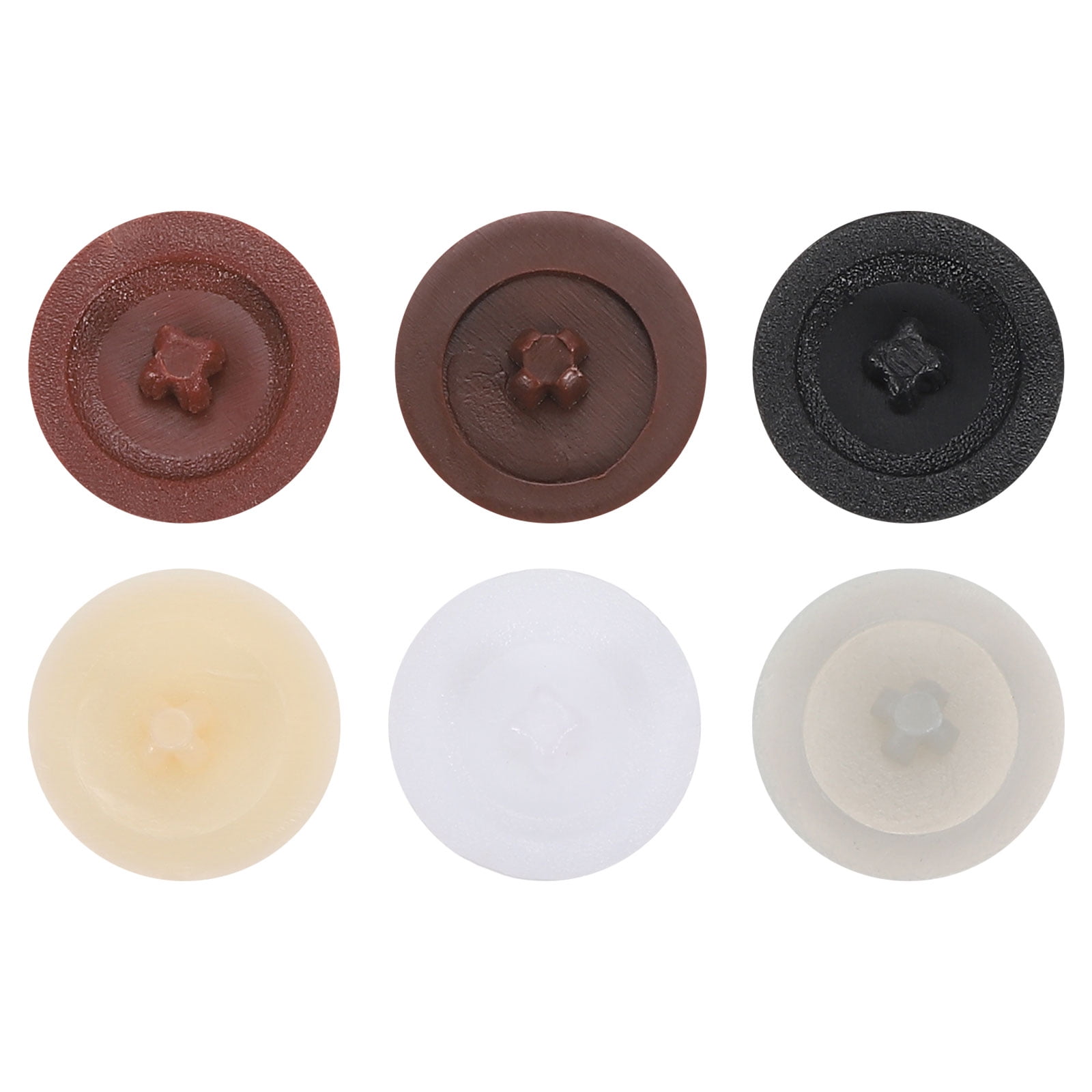 Uxcell 120Pack Cross Head Screw Cap Covers, 12mm Waterproof Plastic ...