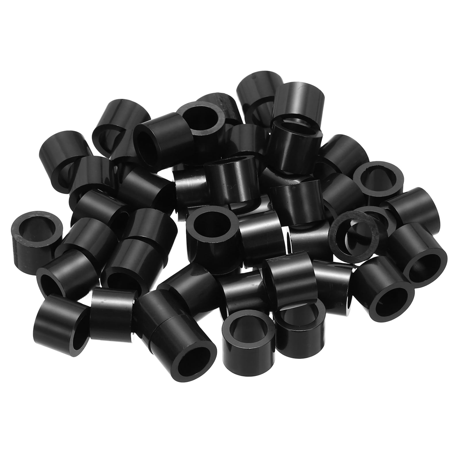 Uxcell 120Pcs M8 ABS Spacers 1/4" ID x 3/8" OD x 0.28" l Plastic Round ...