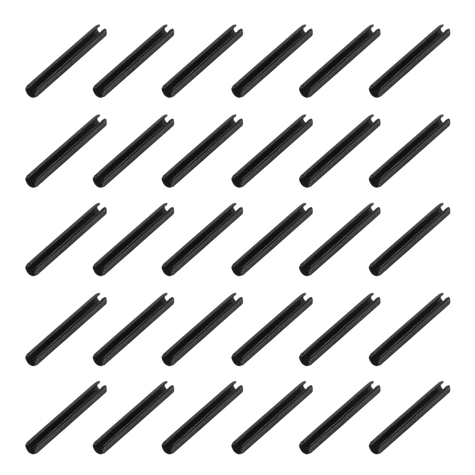Uxcell 120Pcs Slotted Split Roll Pins 2/25 Inch(2mm) Dia. 3/5 Inch(16mm ...