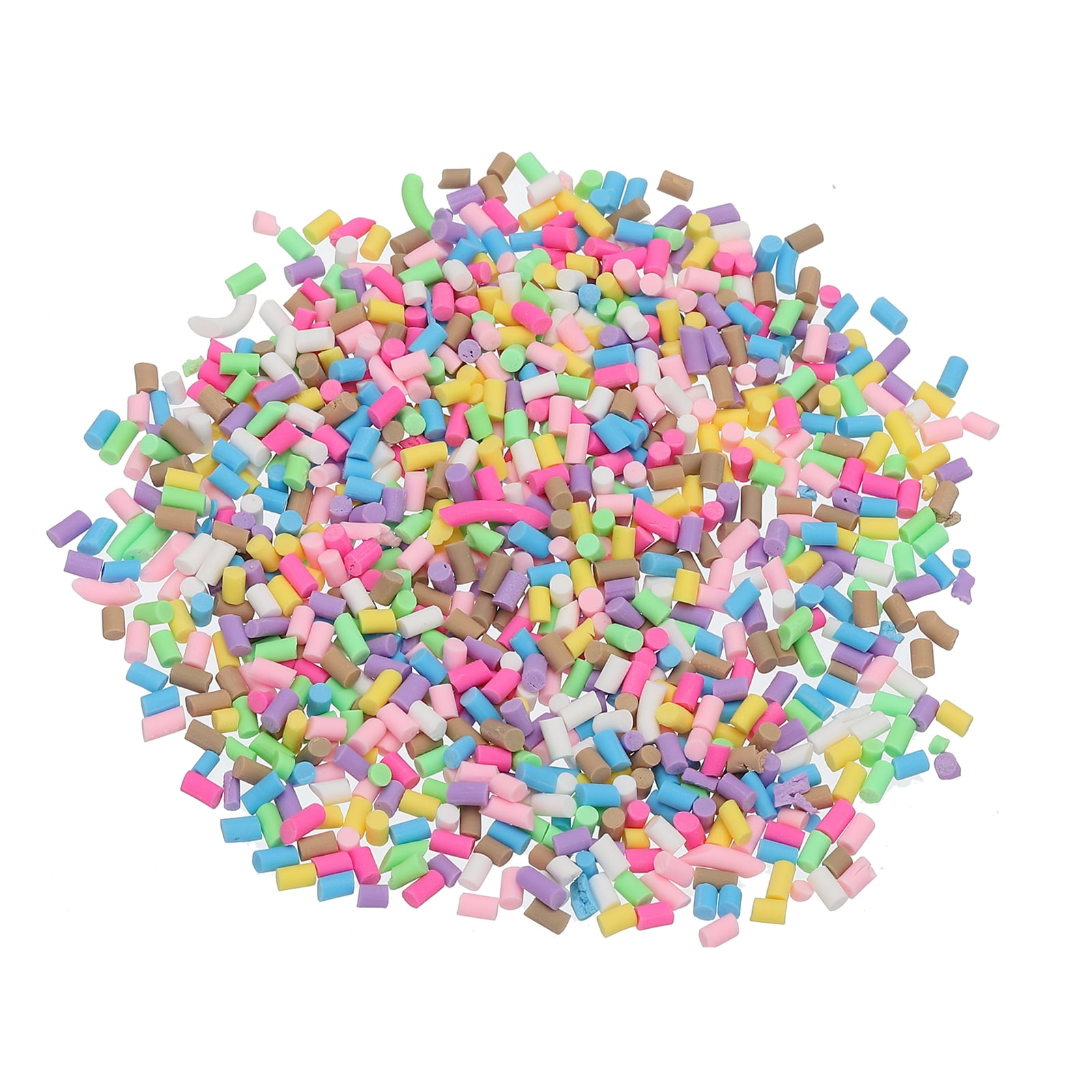 Uxcell 120g Fake Sprinkles, Faux Sprinkles Clay Sprinkles New sugar ...