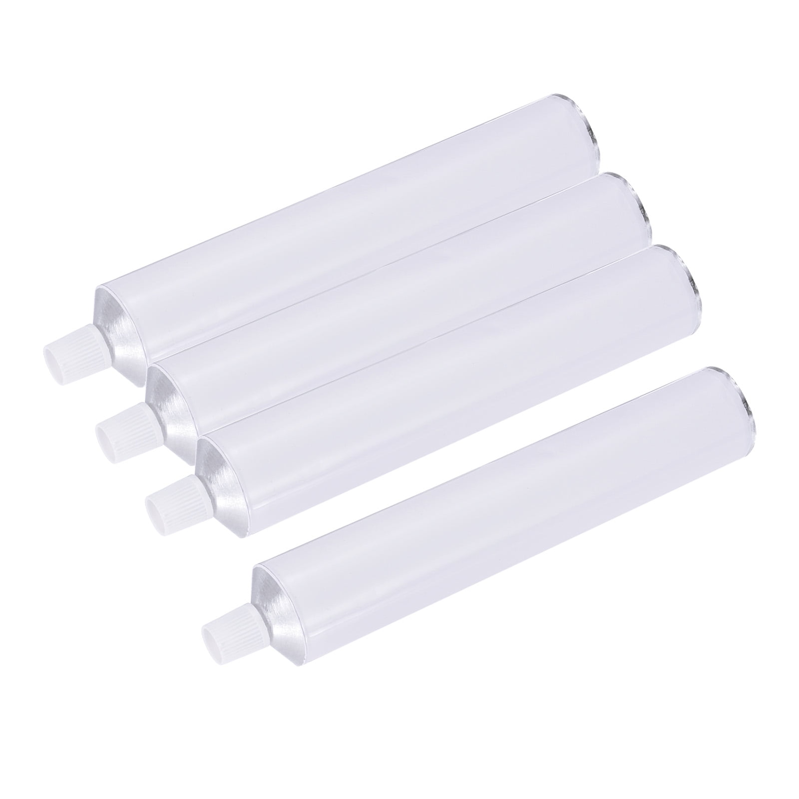 Uxcell 120ml Aluminum Empty Paint Tubes Unsealed with Needle Cap ...