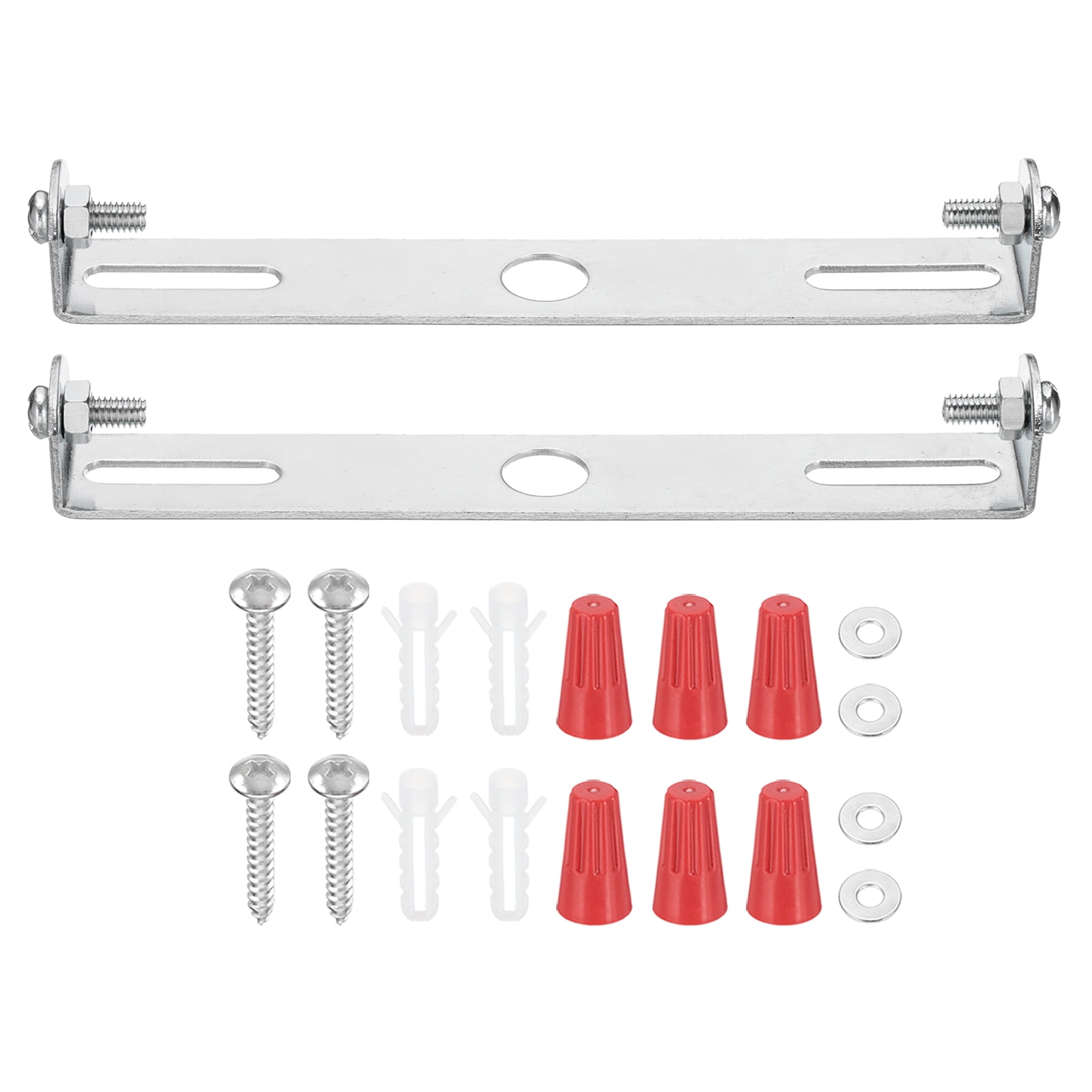 Uxcell 120mm (4.7") Universal Light Fixture Mounting Bracket Kit, 2 Set ...