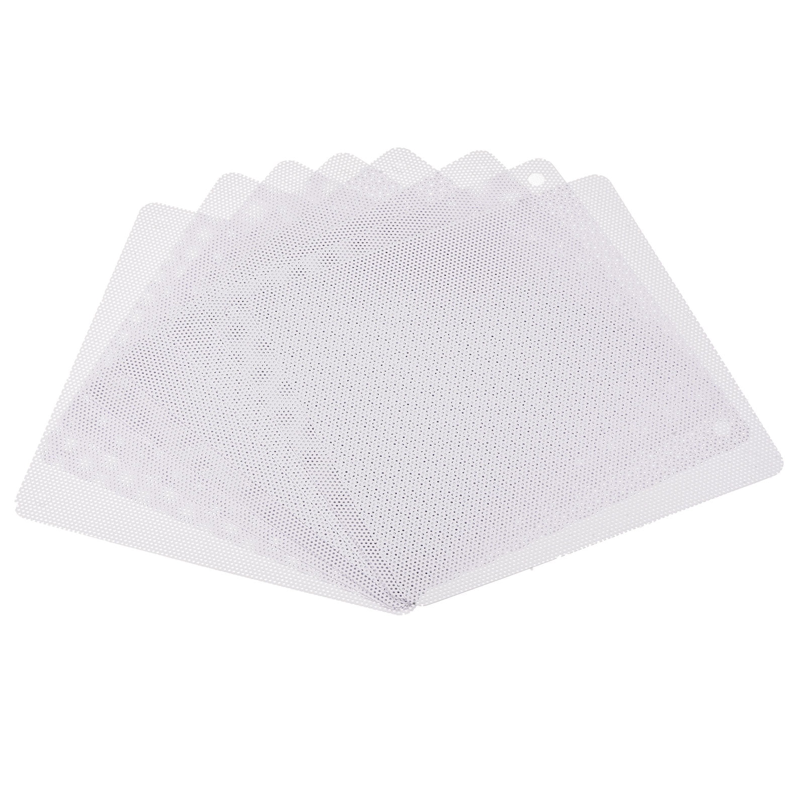 Uxcell 120mm Mesh Dustproof Cover Computer Fan Filter Grills White 8 ...