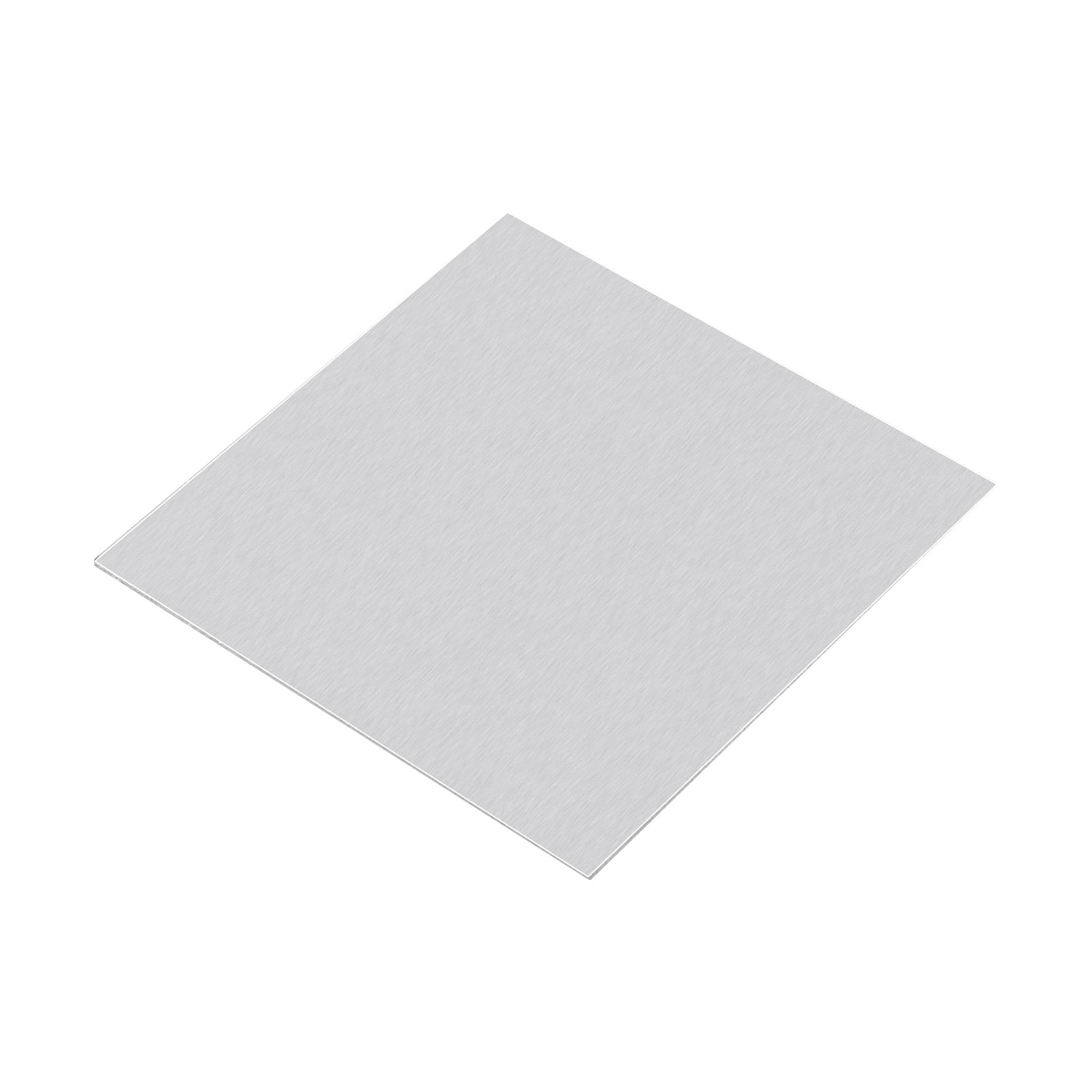 Uxcell 120mm x 120mm x 1mm Rectangle 1060 Aluminum Sheet Flat Metal ...