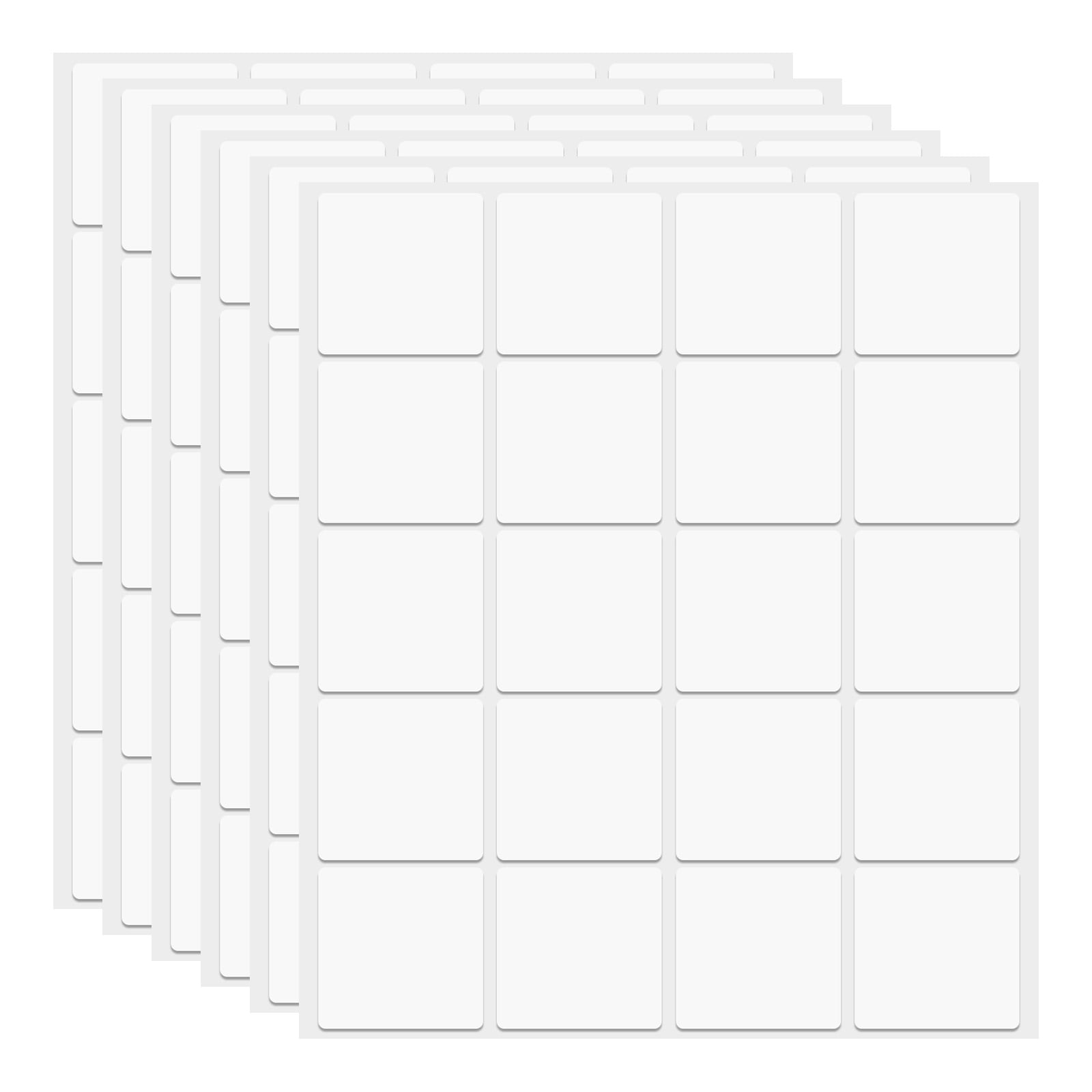 Uxcell 120pack Double Sided Sticky Tape Dots, Two Sided Dots, Square ...