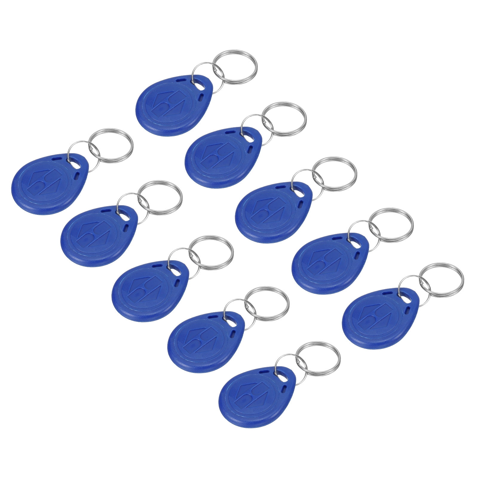 Uxcell 125KHz ID Card Fobs Proximity Rewritable Token Tag Blue 12 Pack ...