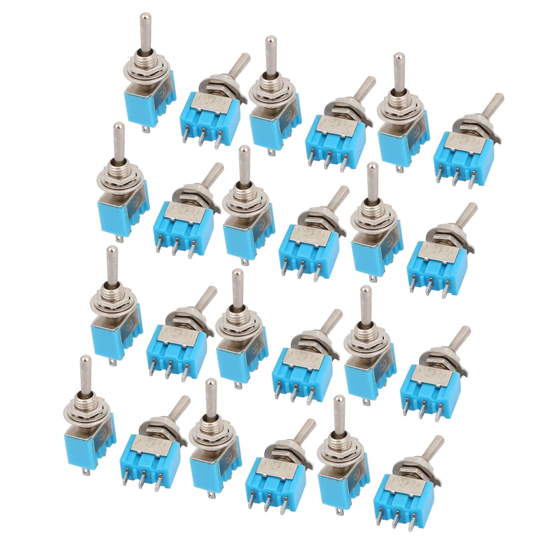 Uxcell 125V 6A SPDT ON/ON 2 Position Circuit Control Toggle Switch 3 ...