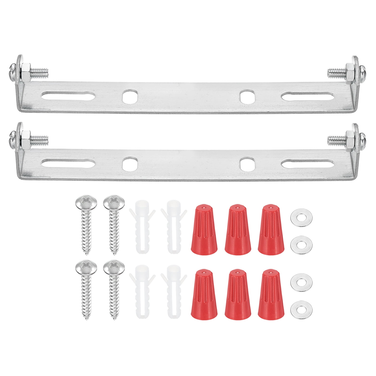 Uxcell 125mm (4.9") Universal Light Fixture Mounting Bracket Kit, 2 Set ...