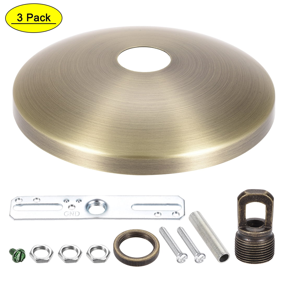 Uxcell 125mm Ceiling Canopy Light Kit with Matching Screw and Loop ...