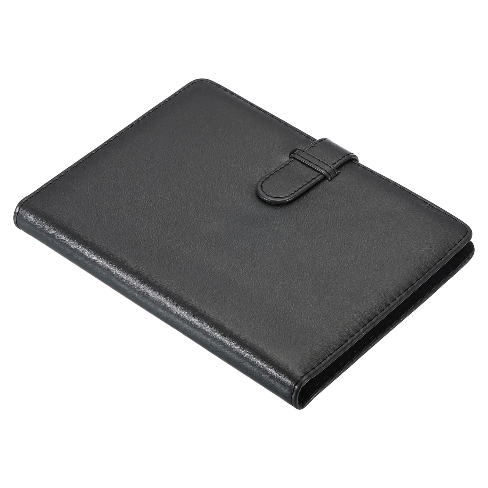 Uxcell 128 Pockets Wallet Photo Album,PU leather,Cloth Mini 3inch Photo ...