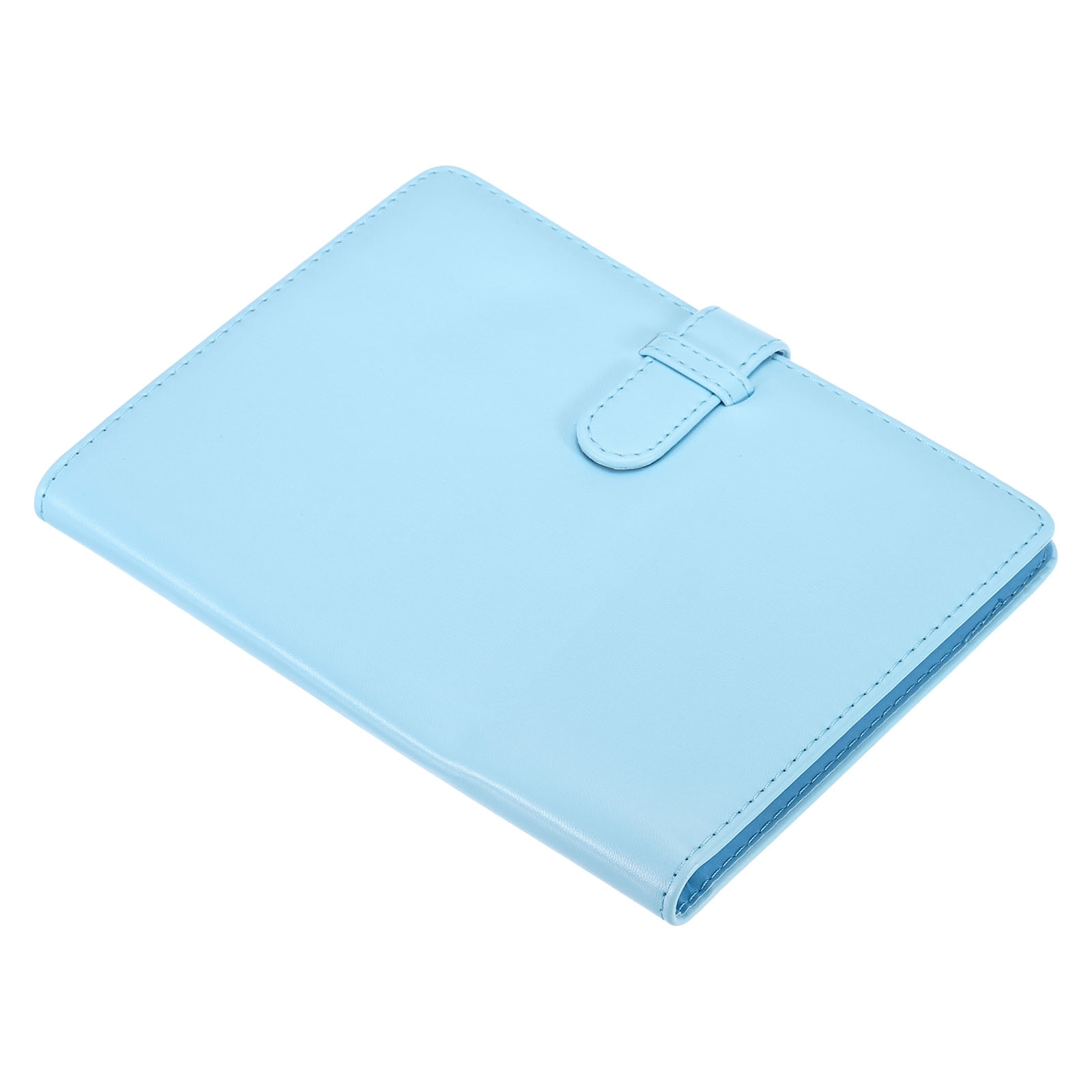 Uxcell 128 Pockets Wallet Photo Album,PU leather,Cloth Mini 3inch Photo ...