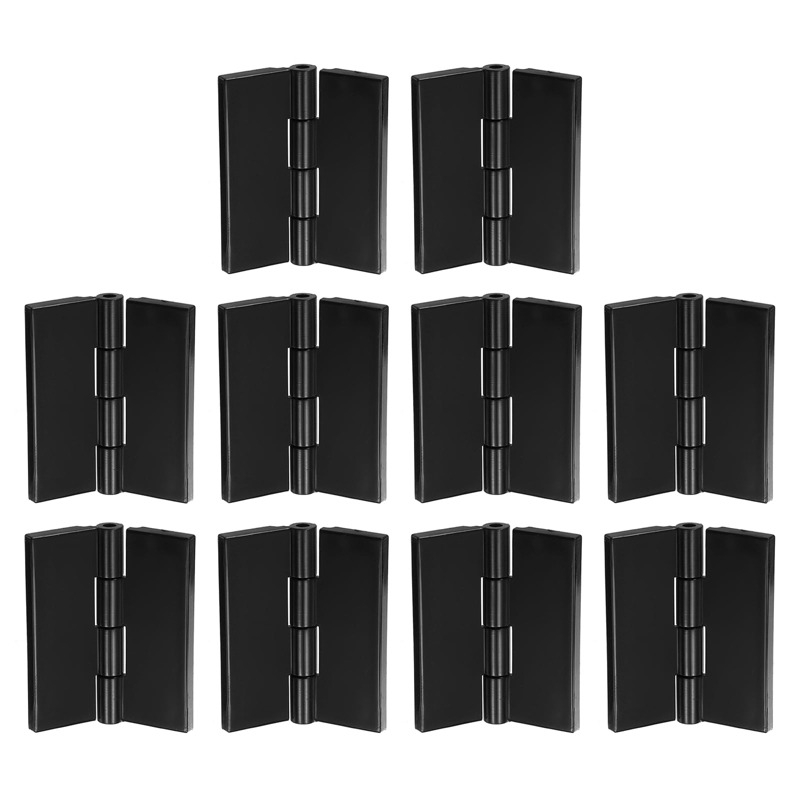 Uxcell 12Pack 1.8x1.5 Inch Acrylic Hinges Mini Hardware Folding Hinge ...