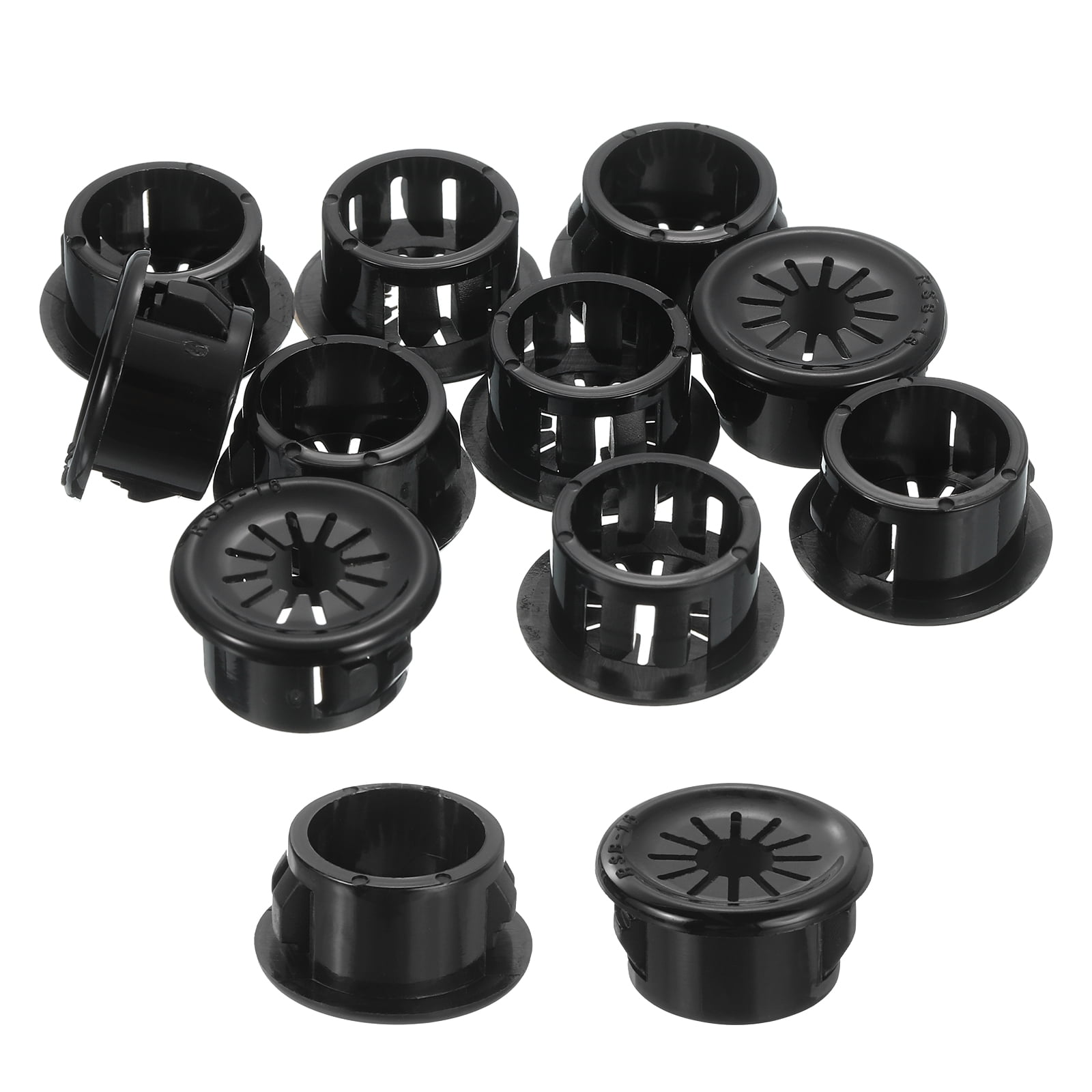 Uxcell 12Pack Cable Grommets, Snap Bushing Grommet for Holes with 0.63 ...