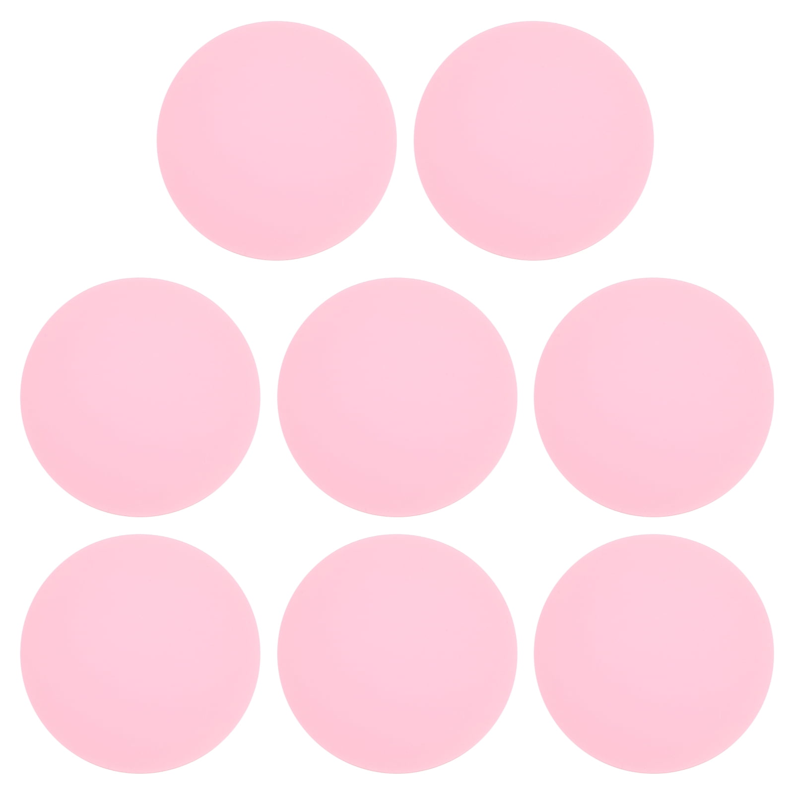 Uxcell 12Pack Door Stopper Wall Protector, 50mm/2" Pink Self Adhesive ...