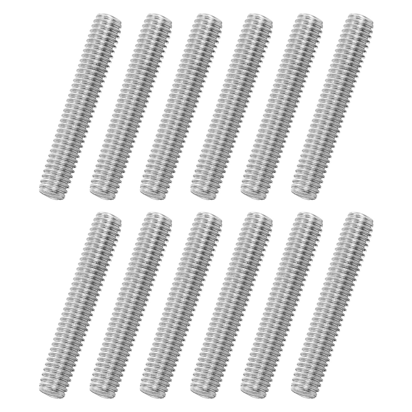 Uxcell 12Pack M6x35mm 316 Stainless Steel Fully All Threaded Rod Studs ...