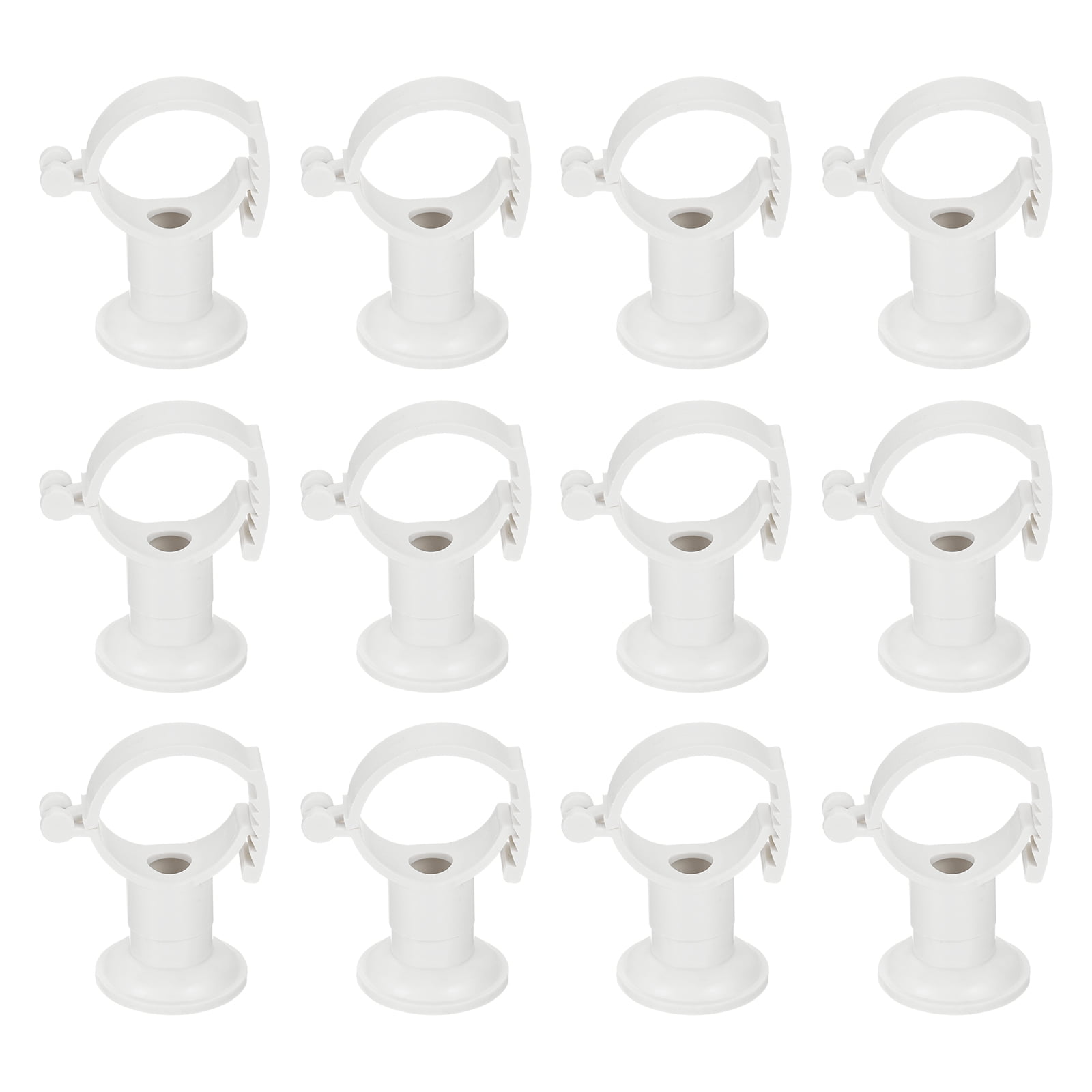 Uxcell 12Pack PVC Pipe Clamps with Base, Fit for 32-40mm OD Tubing ...