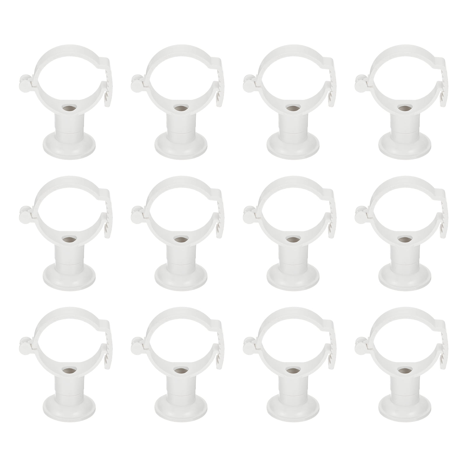 Uxcell 12Pack Pipe Clamps with Base, Fit for 32-50mm OD Tubing ...