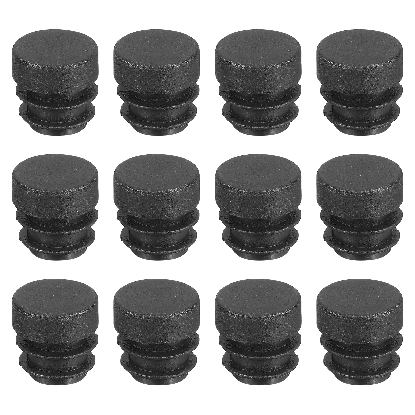 Uxcell 12Pack Round Plastic Hole Plug, 0.63" Dia Rubber End Caps Pipe ...