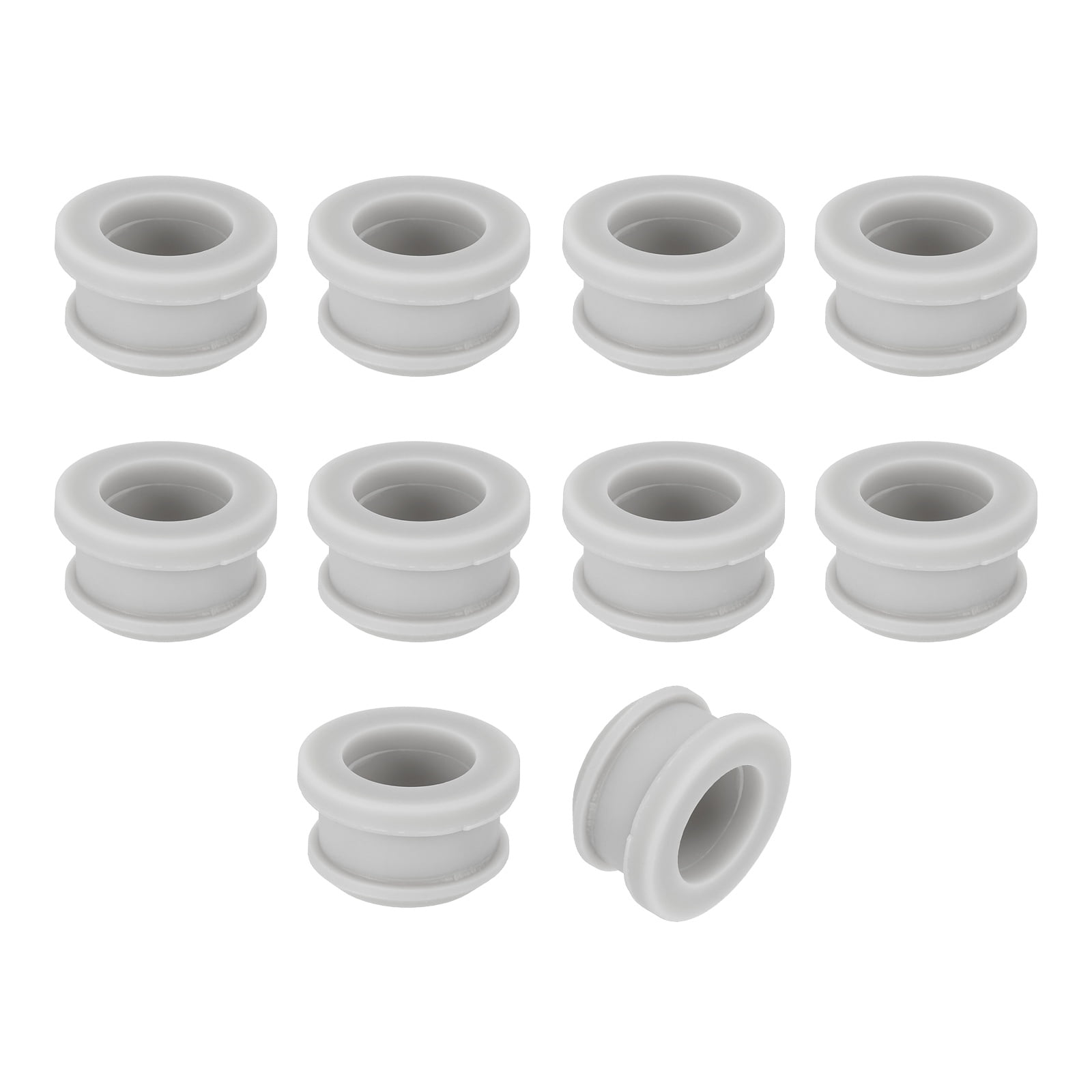 Uxcell 12Pack Rubber Grommets 17mm Drill Hole, 13mm ID Hole Top Hat ...