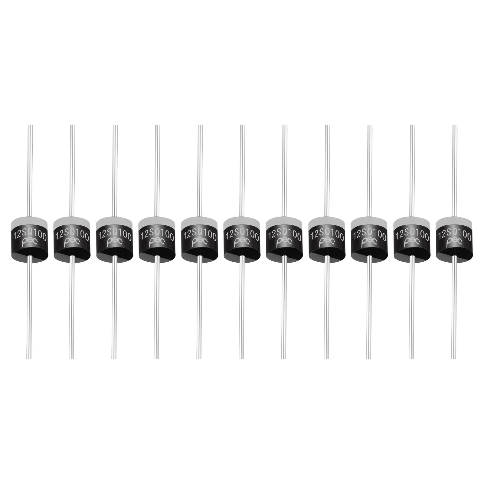 Uxcell 12Pcs 12SQ100 Schottky Rectifiers Diode, 12A 100V R-6 High ...